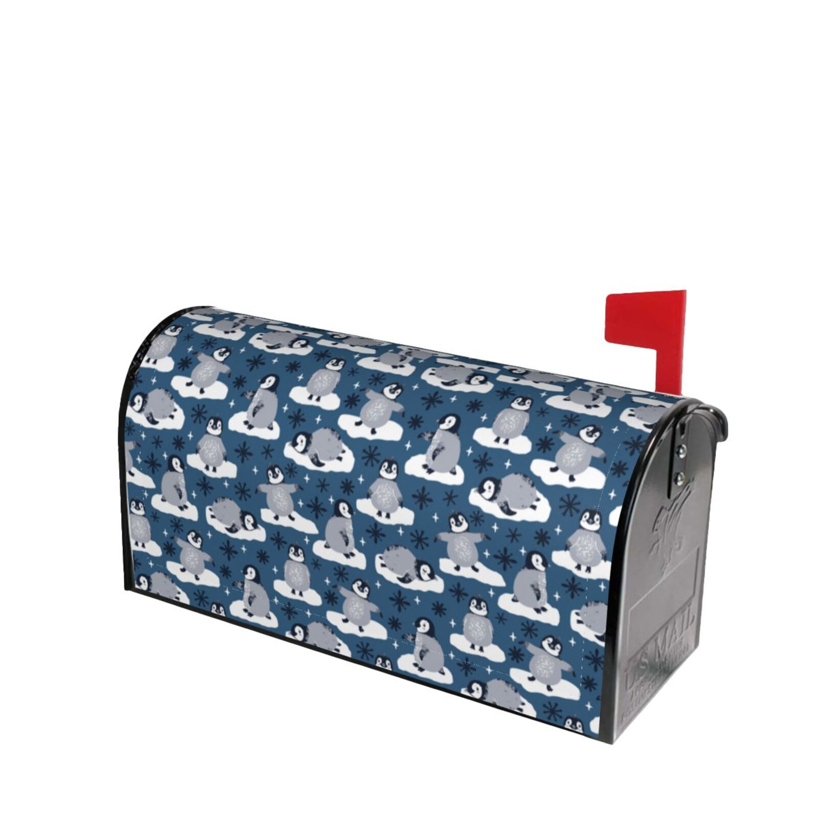 Lsque Snow Penguin Mailbox Cover Standard Size ,Magnetic Mailbox Covers ...