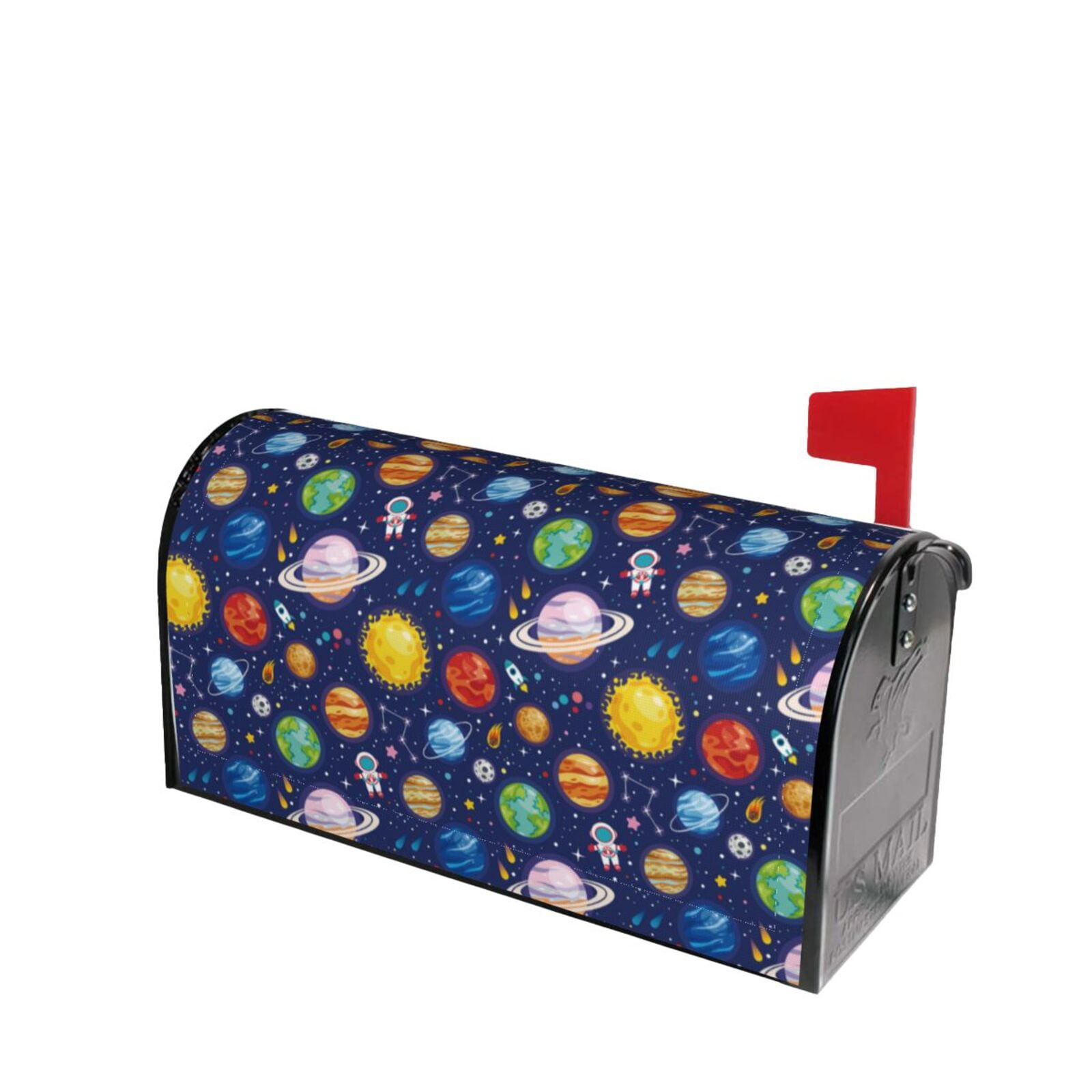Lsque Space Planet Mailbox Cover Standard Size ,Magnetic Mailbox Covers ...