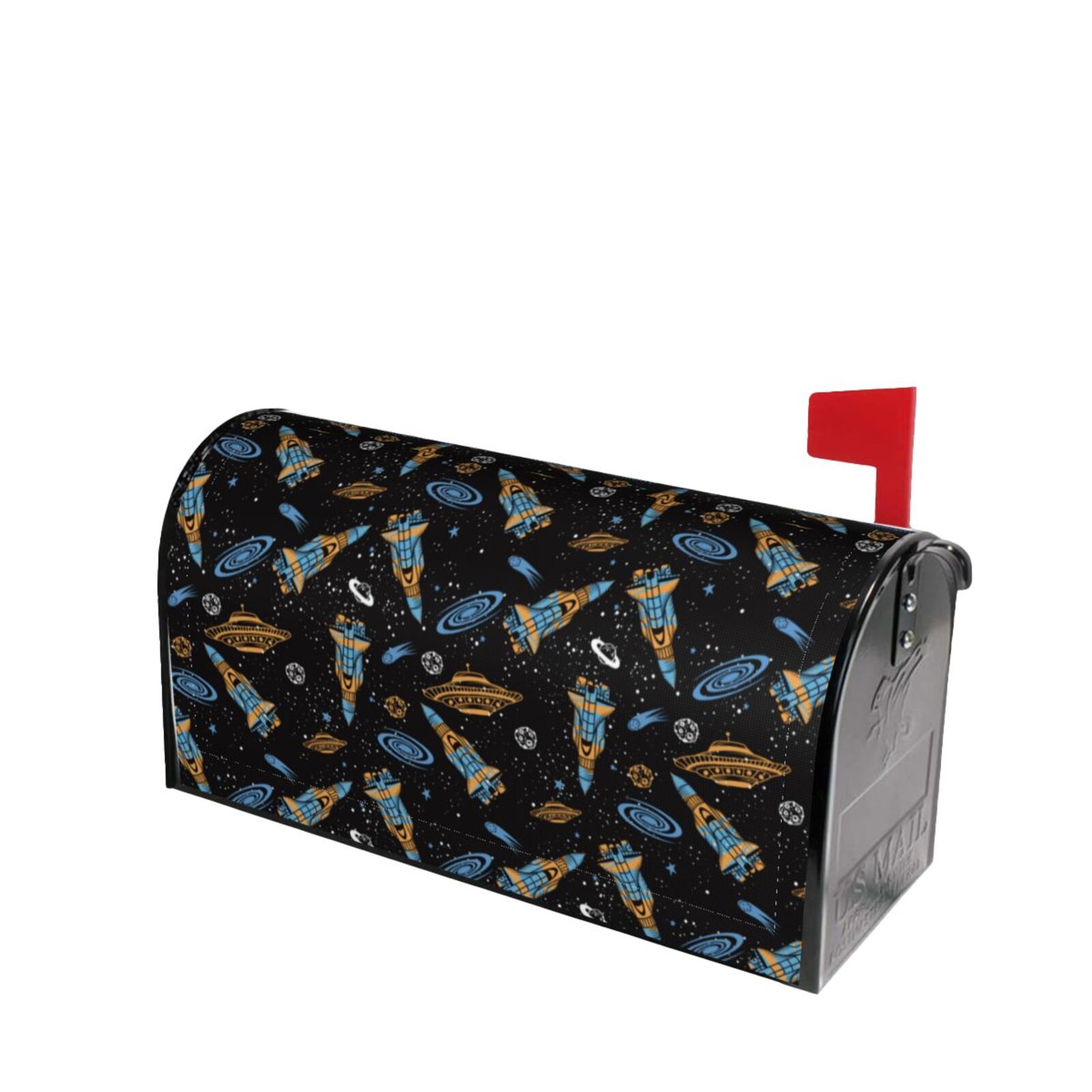 Lsque Space Rocket Mailbox Cover Standard Size ,Magnetic Mailbox Covers ...