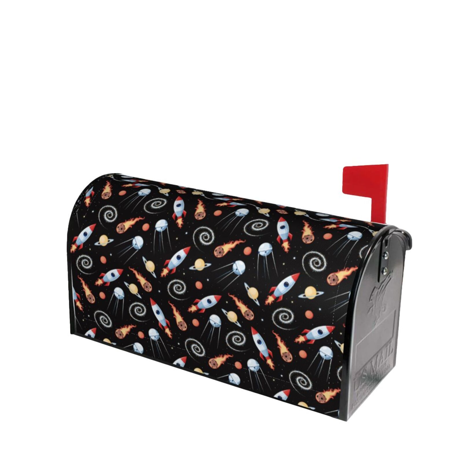 Lsque Space Rocket Mailbox Cover Standard Size ,Magnetic Mailbox Covers ...