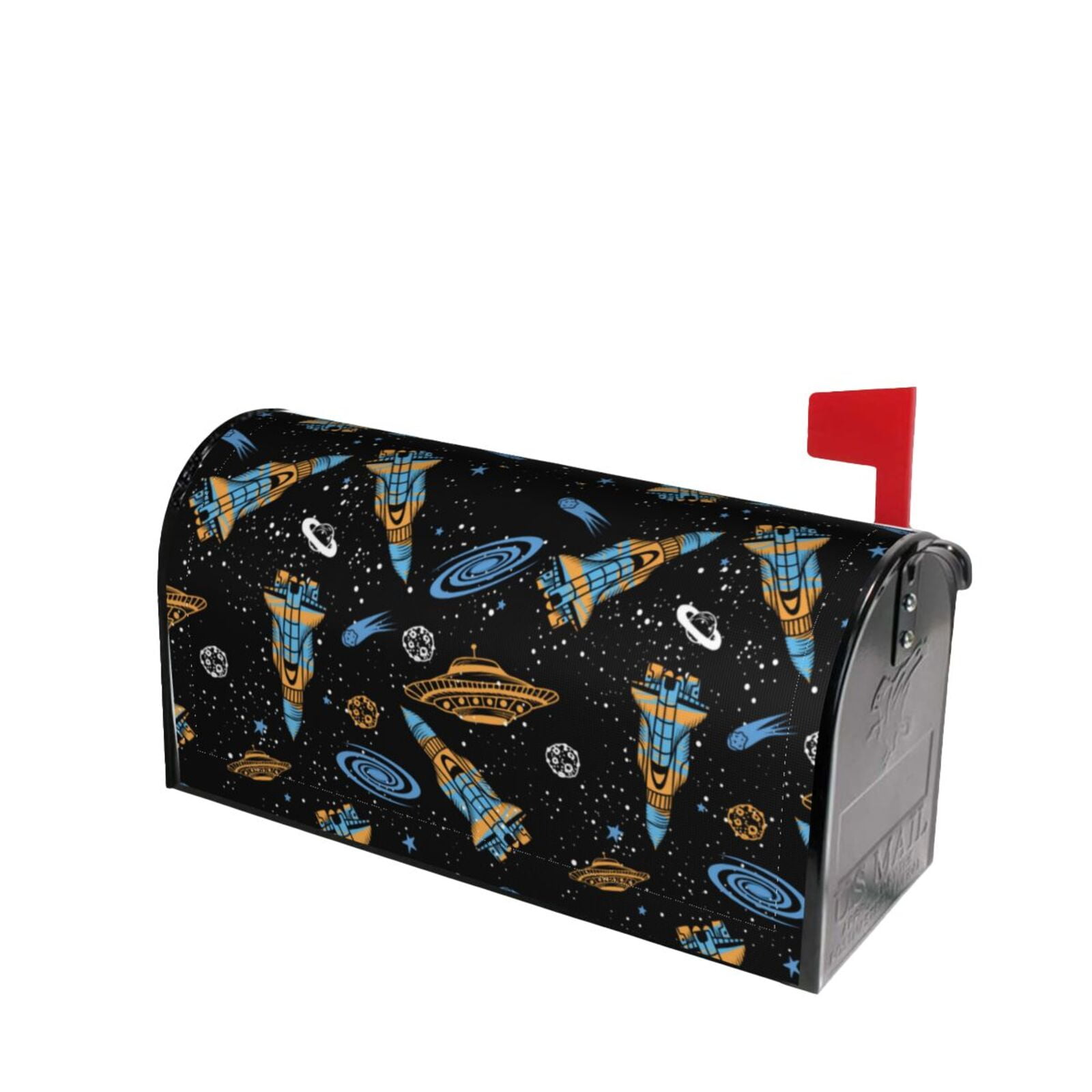 Lsque Space Rockets Mailbox Cover Standard Size ,Magnetic Mailbox ...