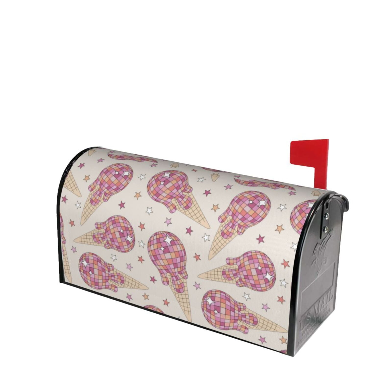 Lsque Sparkling Ice Cream Mailbox Cover Standard Size ,Magnetic Mailbox ...