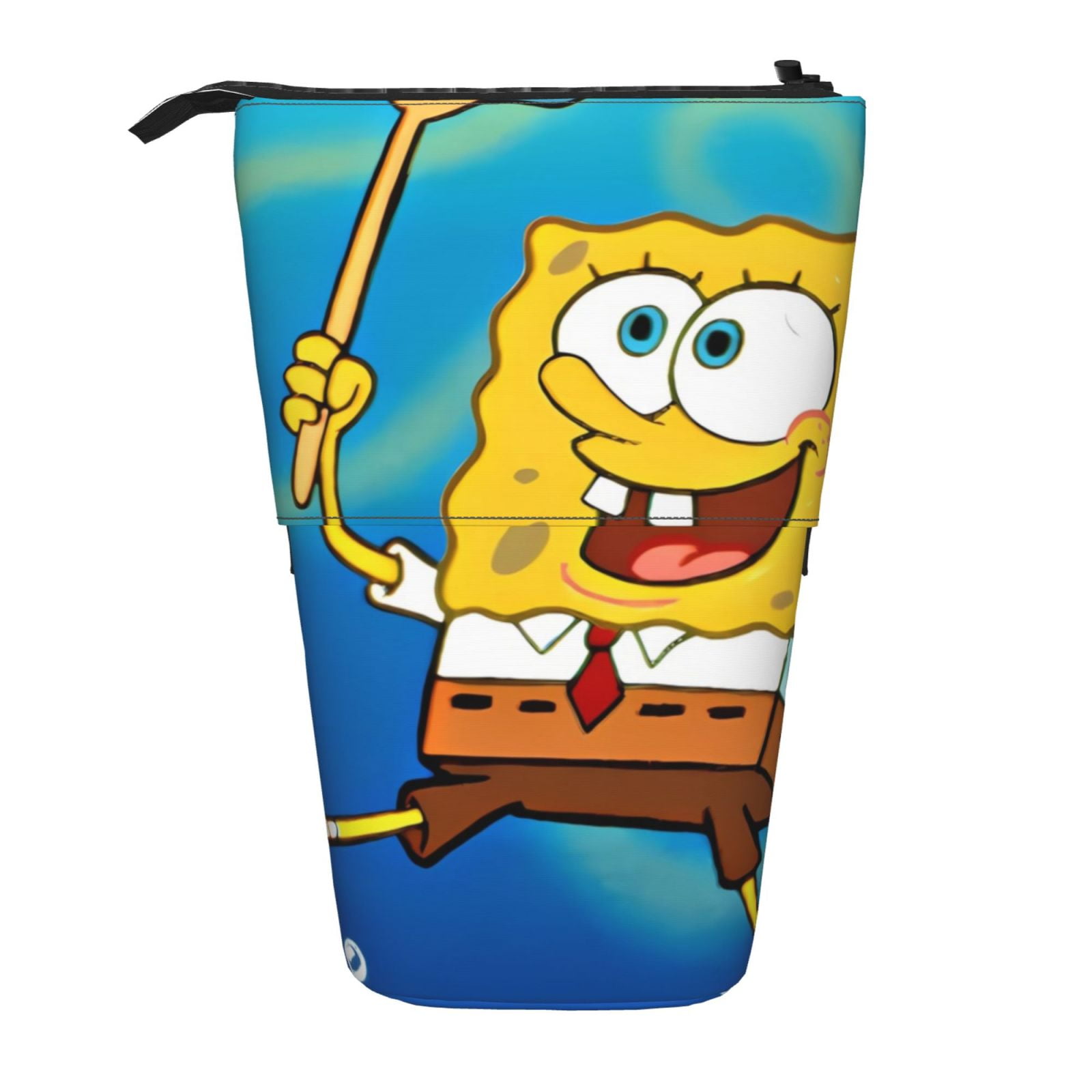 Lsque SpongeBob SquarePants Pattern Telescopic Pencil Bag Pen Holder ...