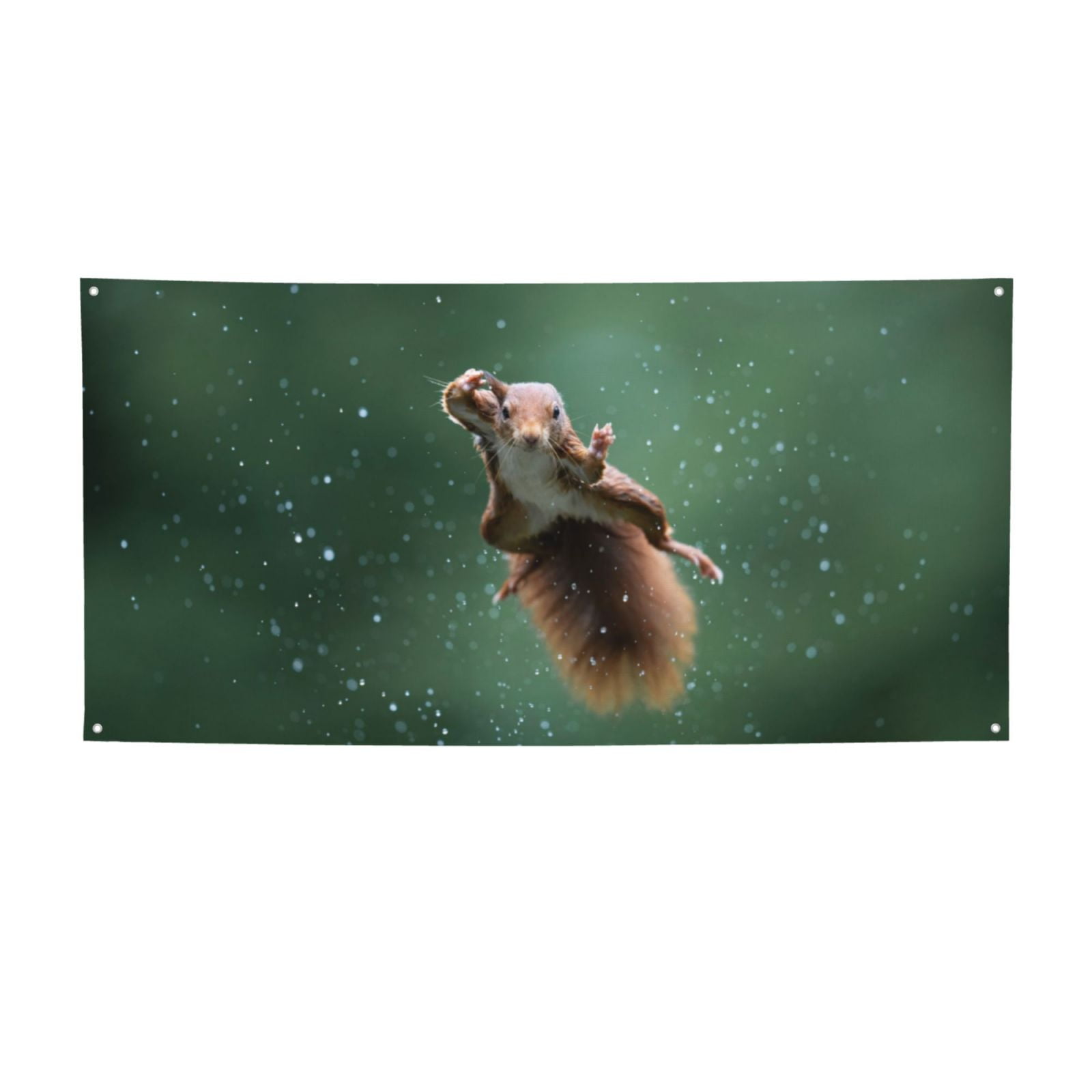 Lsque Squirrel Pattern Party Banner, Festive Banner , Holiday ...