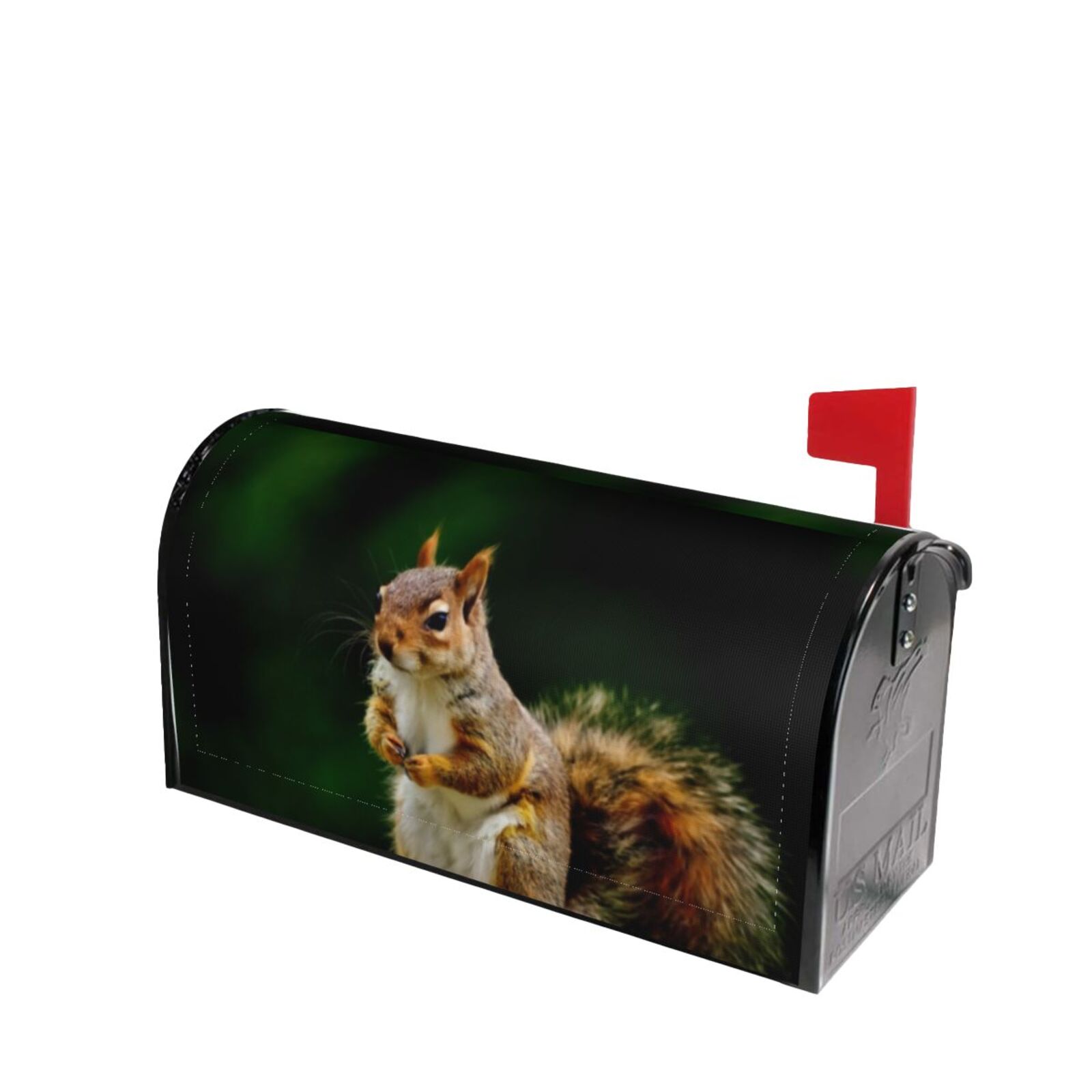 Lsque Squirrels Eating Peanuts On The Tree Mailbox Cover Standard Size ...