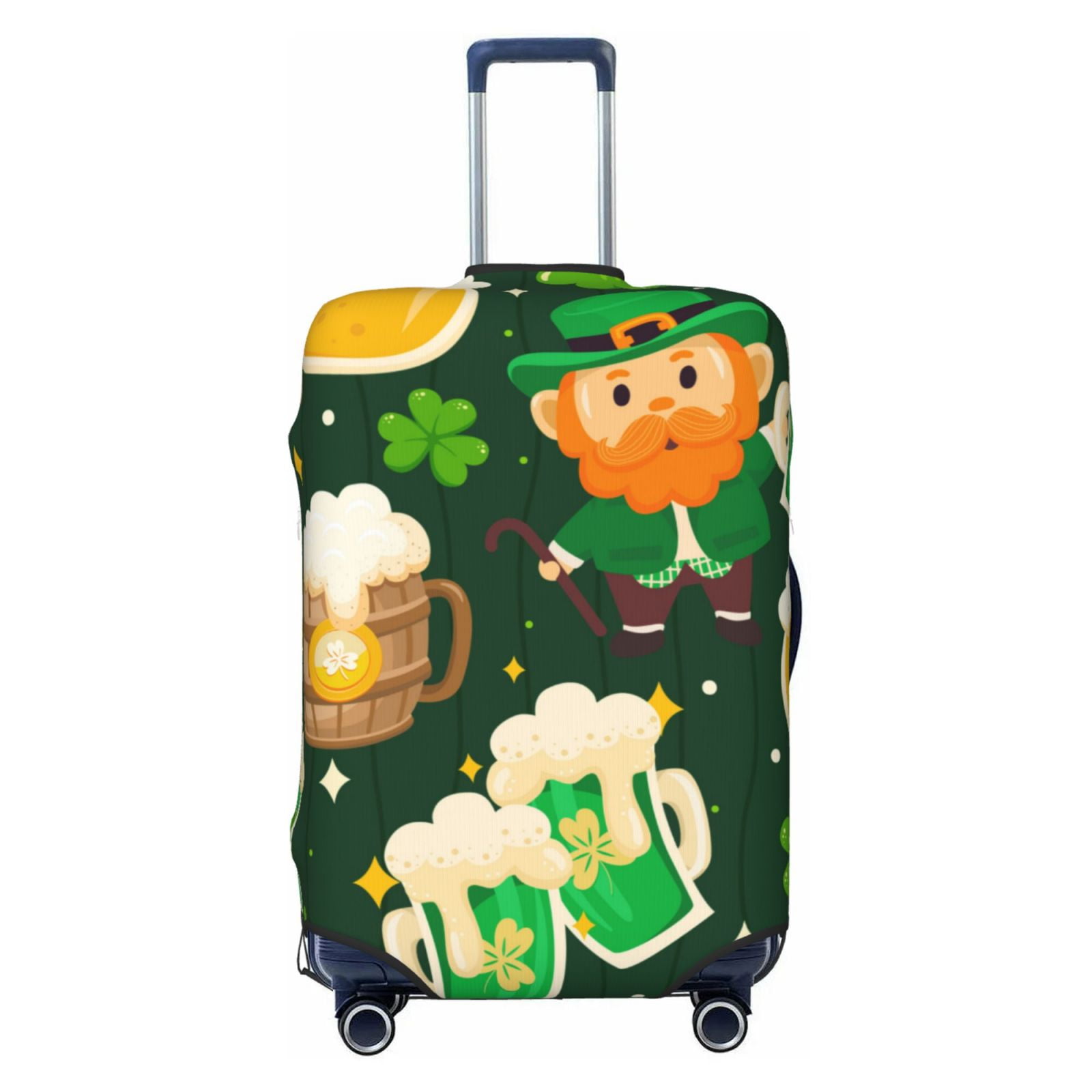Lsque St Patrick's Day10 Printed Luggage Cover, Travel Luggage ...