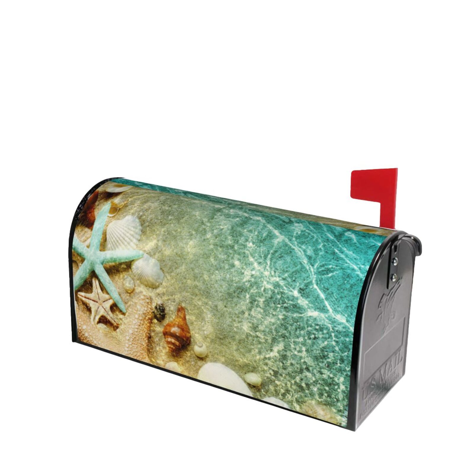 Lsque Starfish And Seashell Mailbox Cover Standard Size ,Magnetic ...