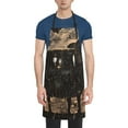 Lsque Starry Night Black Sheep Waterproof Apron Chef Aprons for Men ...