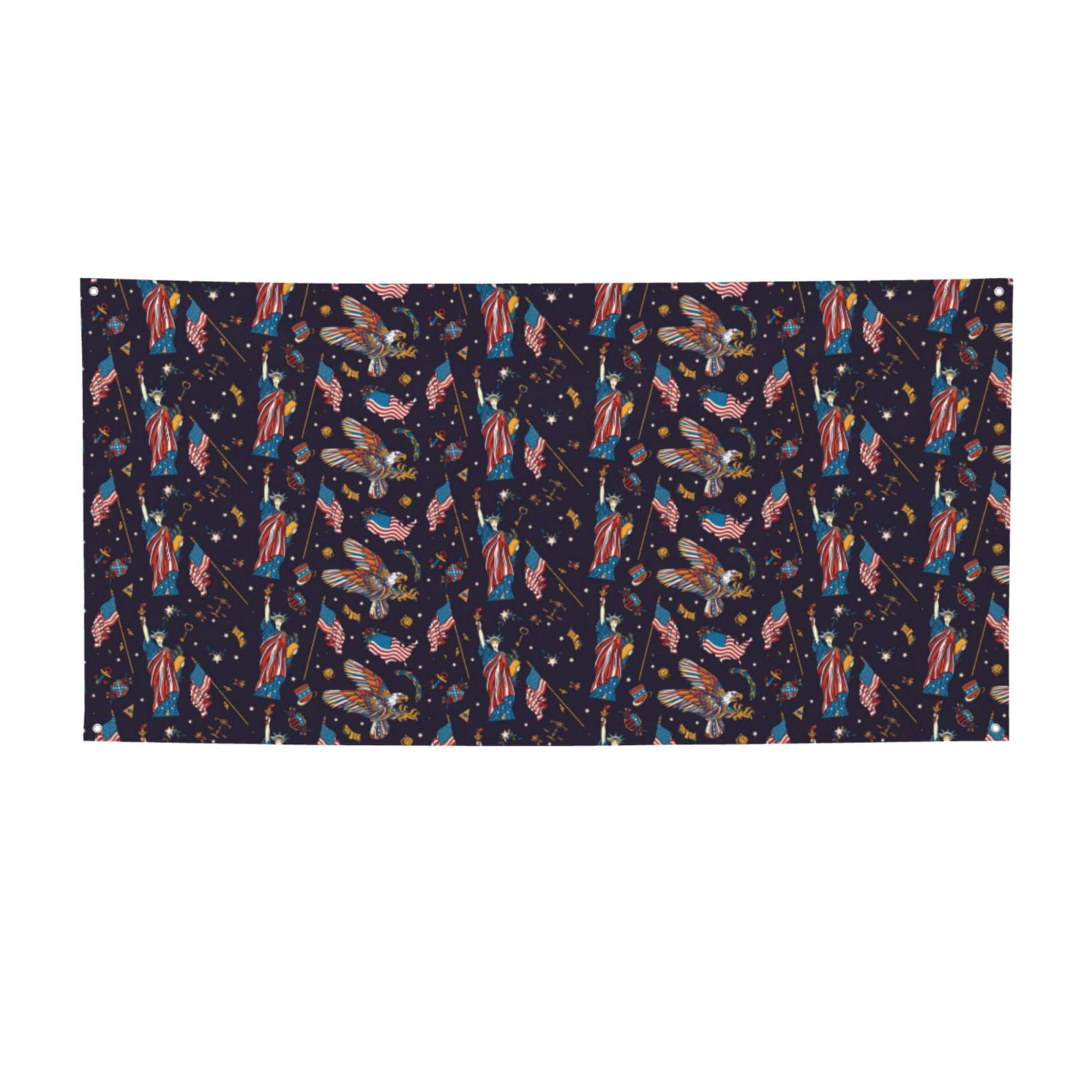 Lsque Statue Of Liberty Eagle Pattern Party Banner, Festive Banner ...