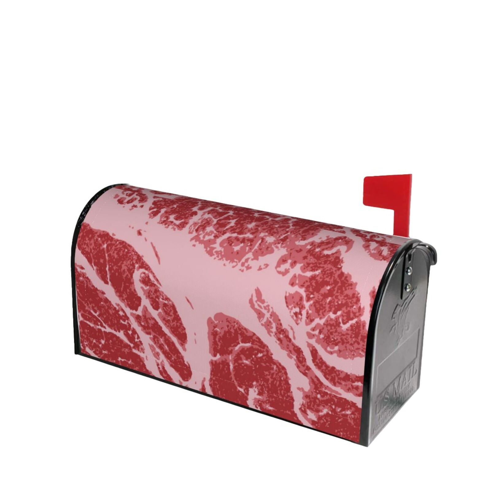 Lsque Striped Meat Mailbox Cover Standard Size ,Magnetic Mailbox Covers ...