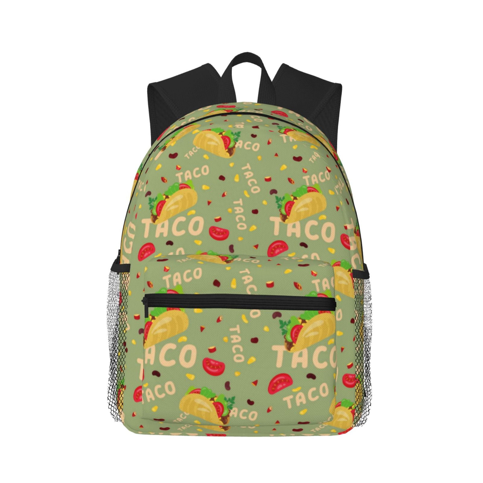 Lsque Taco Classic Casual Backpack - Large Capacity Water-Resistant ...