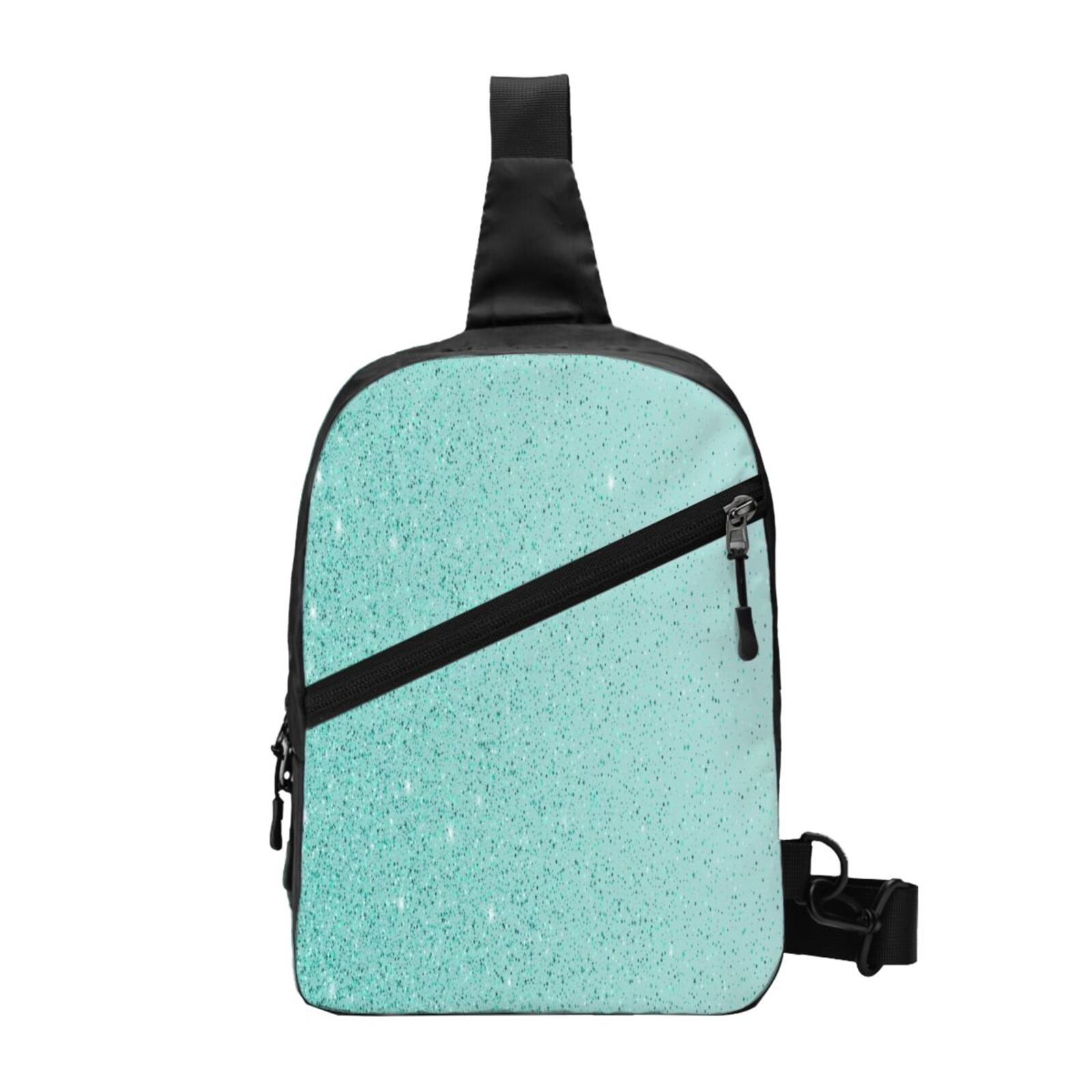 Lsque Teal Turquoise Glitter Pattern Chest Package – Foldable ...