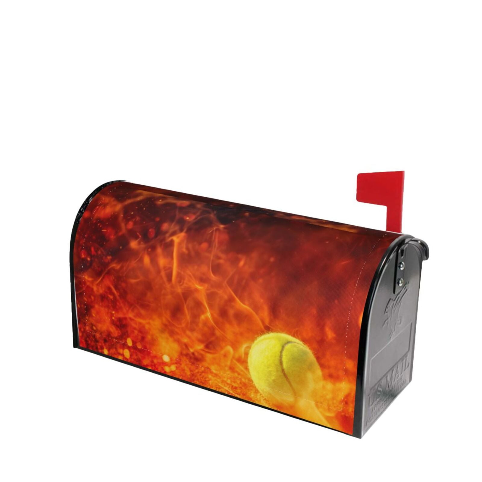 Lsque Tennis Ball In Fire Mailbox Cover Standard Size ,Magnetic Mailbox ...