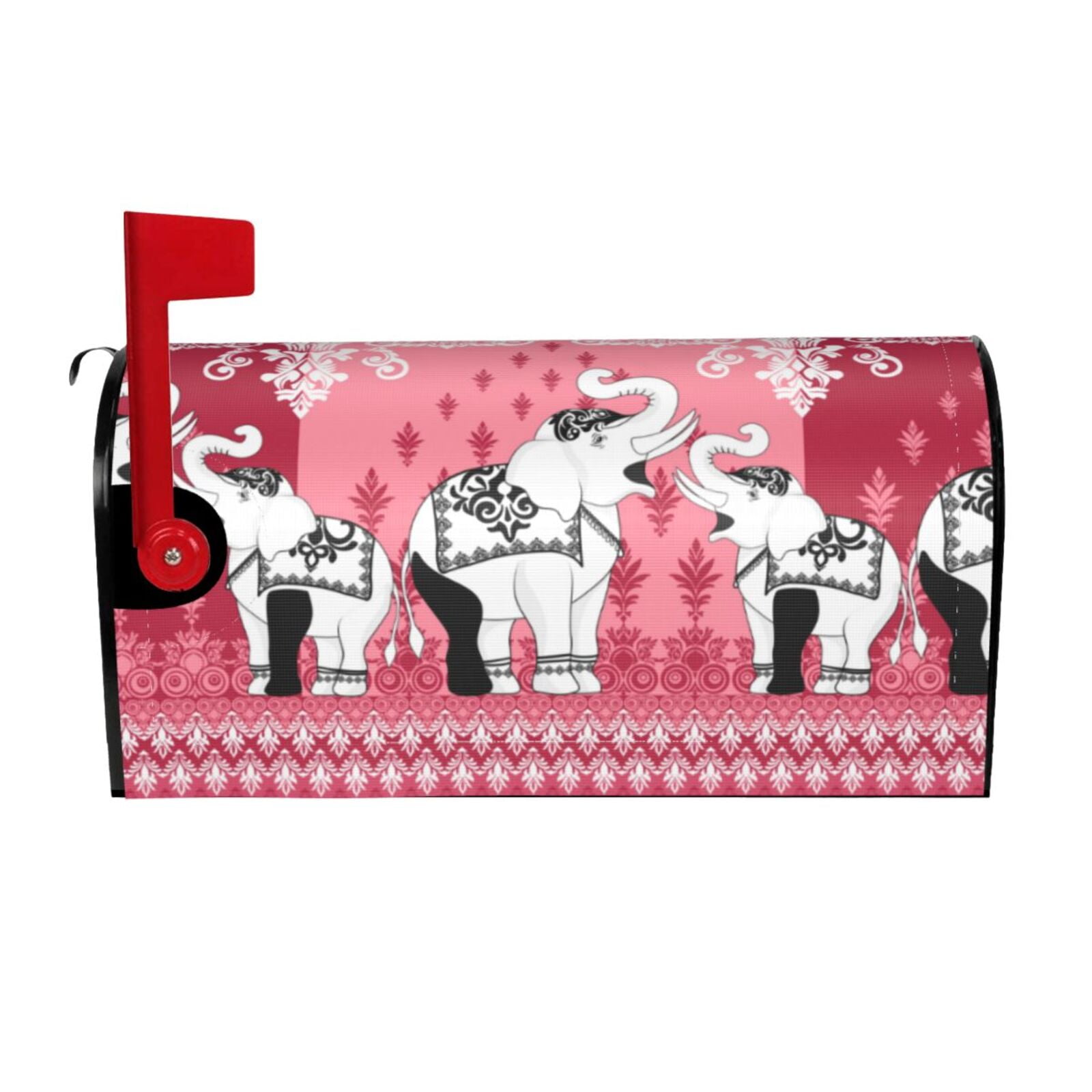 Lsque Thai elephant Mailbox Cover Standard Size ,Magnetic Mailbox ...