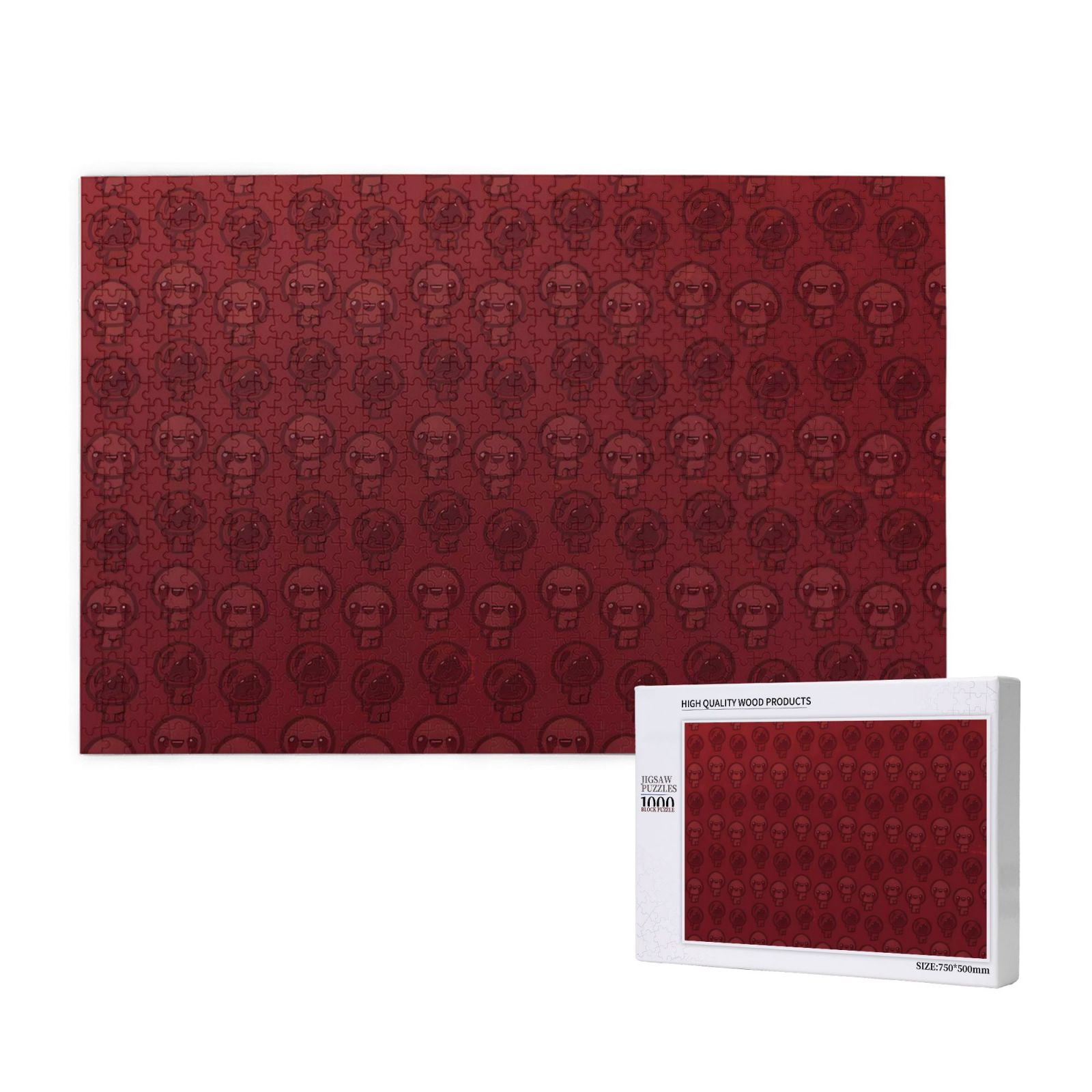 Lsque The Binding of Isaac Pattern Picture Puzzle,Wooden 1000 Piece ...