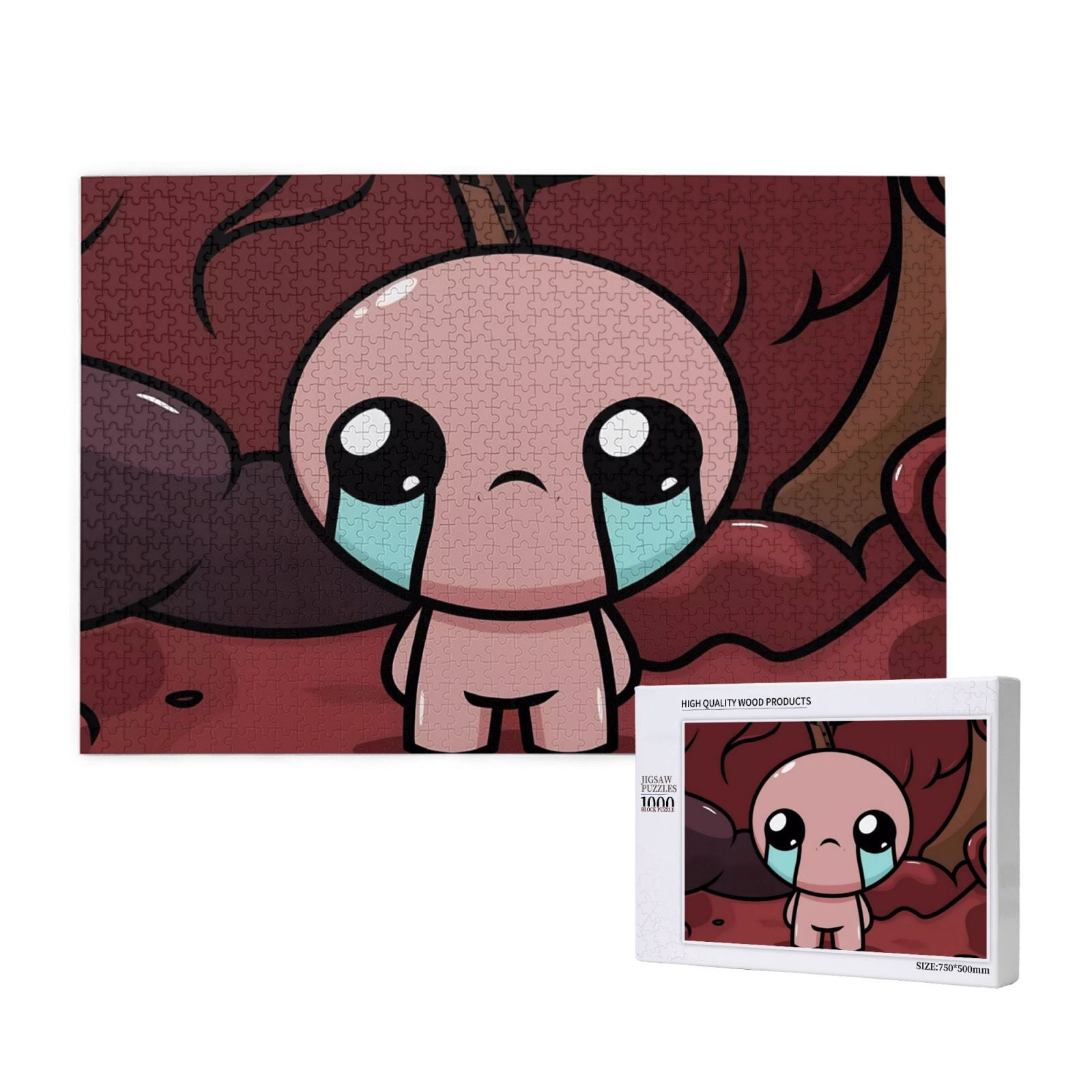 Lsque The Binding of Isaac Pattern Picture Puzzle,Wooden 1000 Piece ...