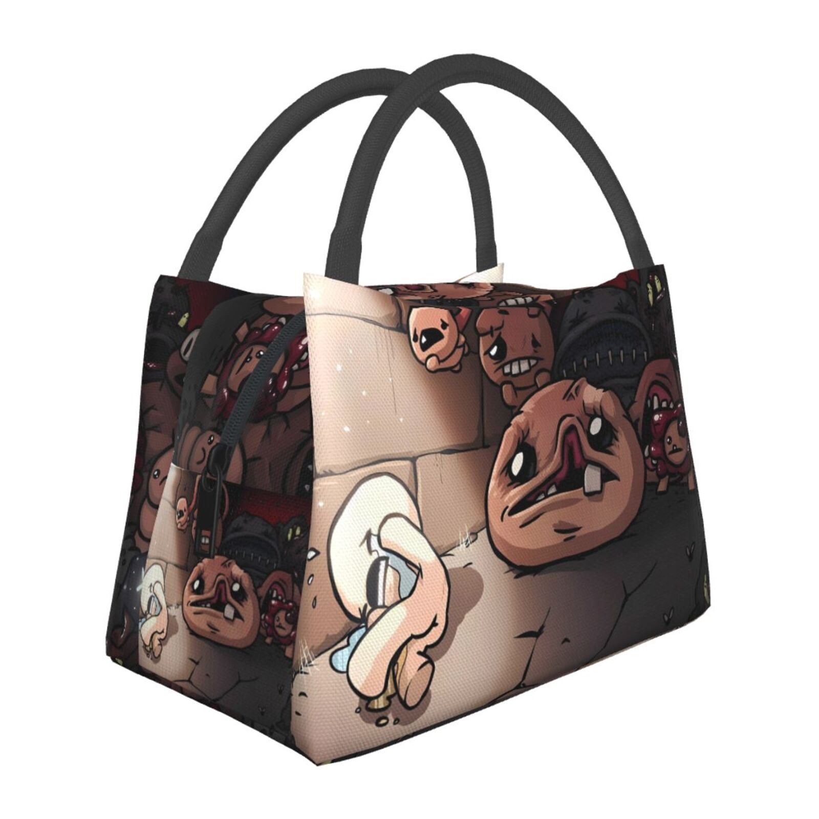 Lsque The Binding of Isaac Pattern Portable Insulation Lunch Bag ...