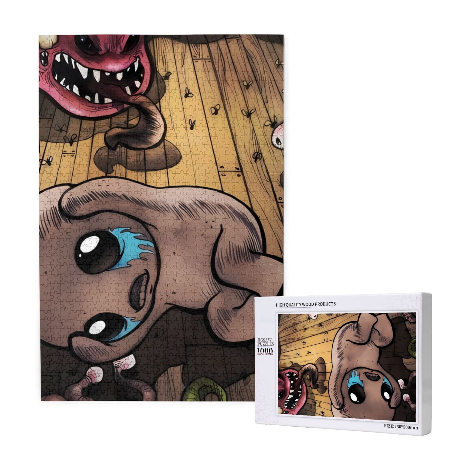 Lsque The Binding of Isaac Pattern Wooden Picture Puzzle ,1000 Piece ...