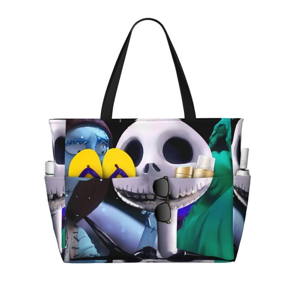 Lsque The Nightmare Before Christmas Beach Travel Bag - Water-Resistant ...