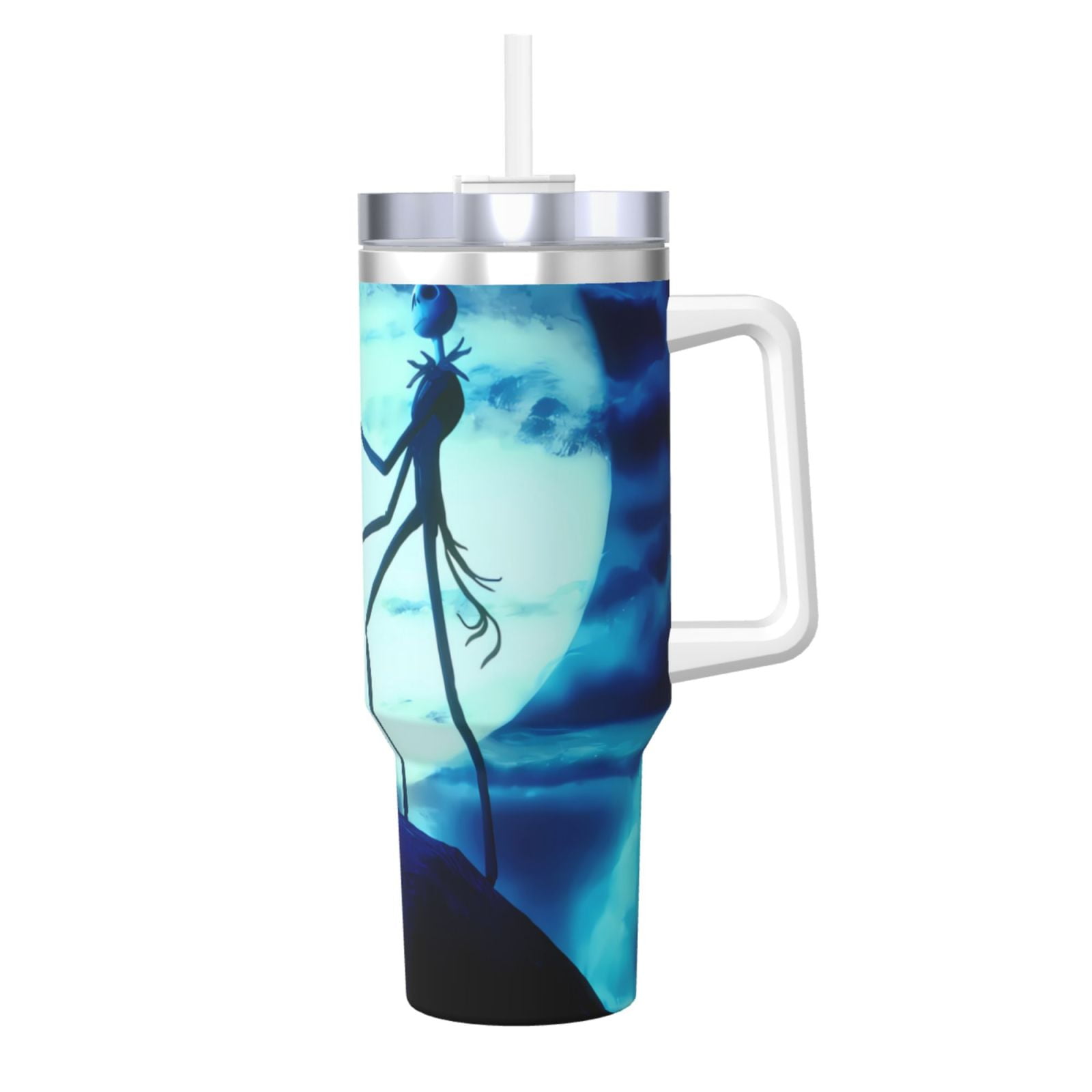 Lsque The Nightmare Before Christmas Pattern 40 OZ Ice Bully Cup with ...