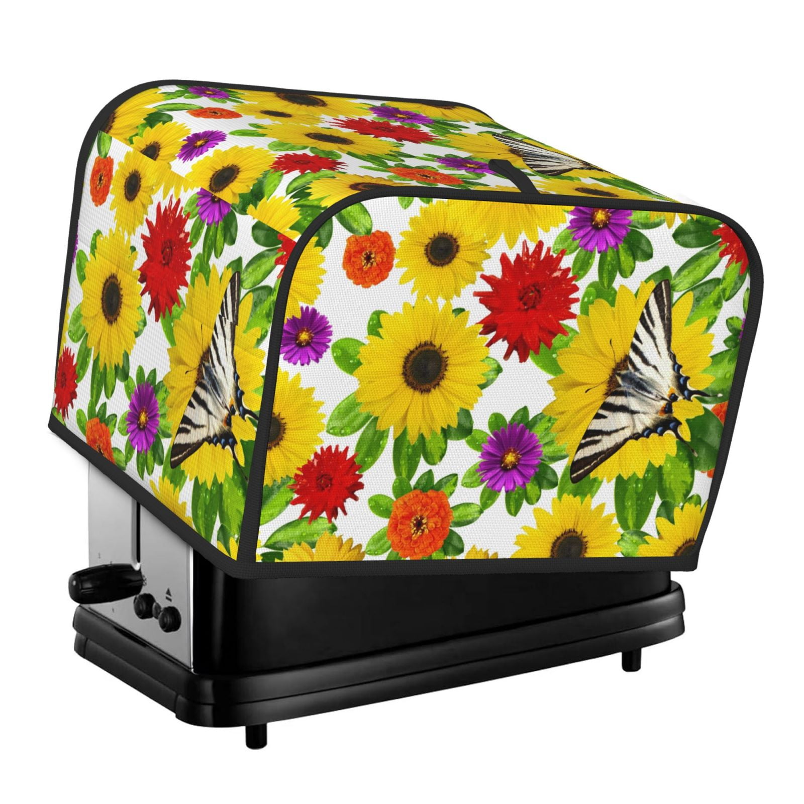 Lsque Tiger Swallowtail On Flowers Print 4 Slice Toaster Cover ...