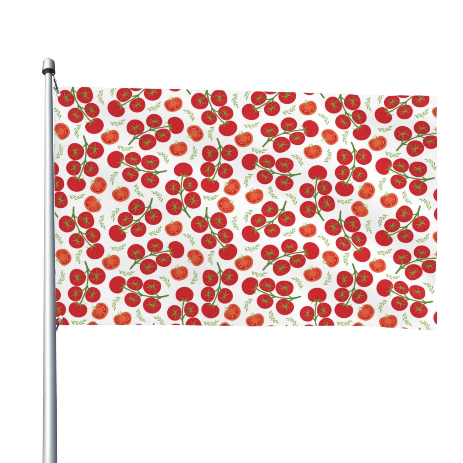 Lsque Tomato Pattern Flag,Tomato Printed Garden Flag 48 x 72 in ...