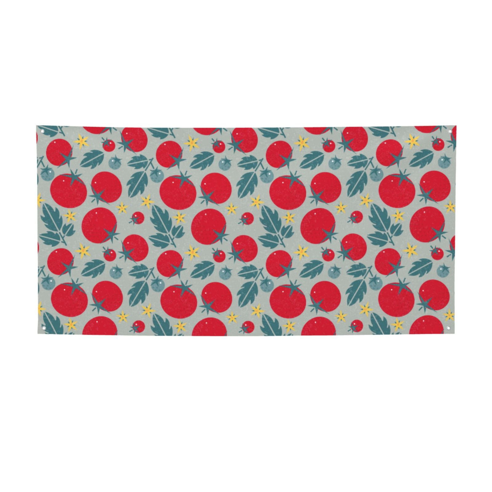 Lsque Tomato Pattern Party Banner, Festive Banner , Holiday ...