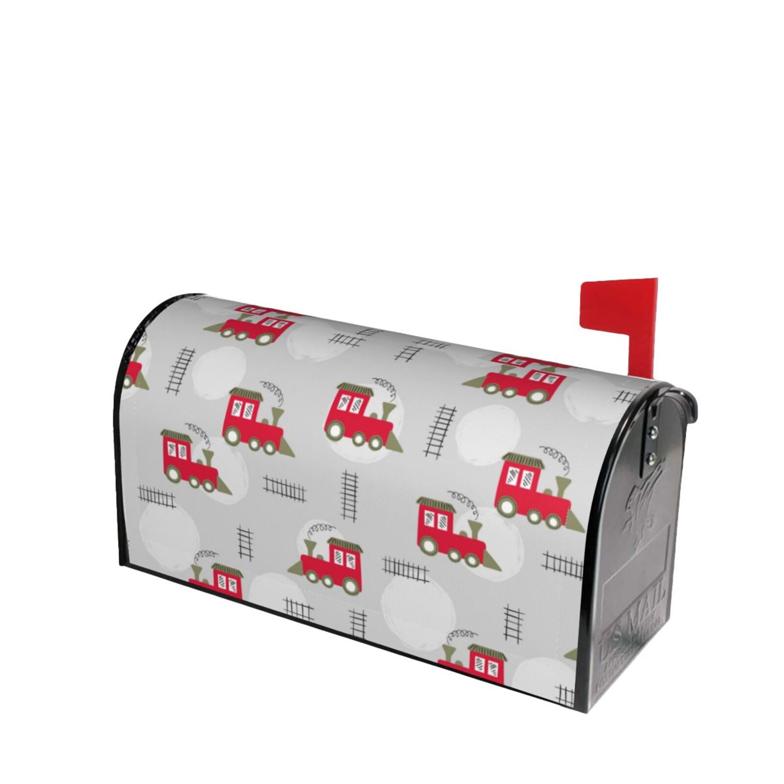 Lsque Trains Mailbox Cover Standard Size ,Magnetic Mailbox Covers Post ...