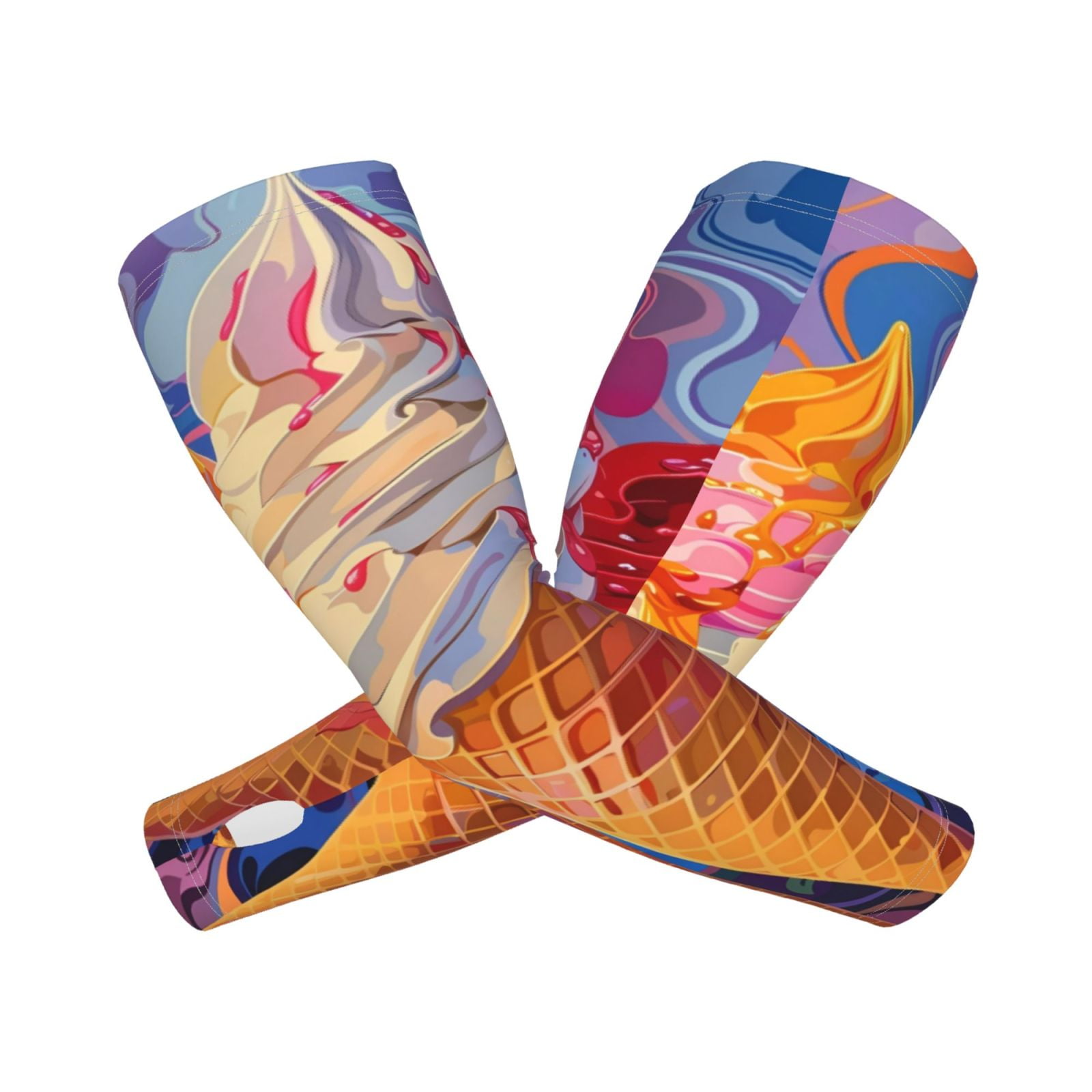Lsque Trio Of Dripping Cones Cooling Arm Sleeves for Men & Women ...
