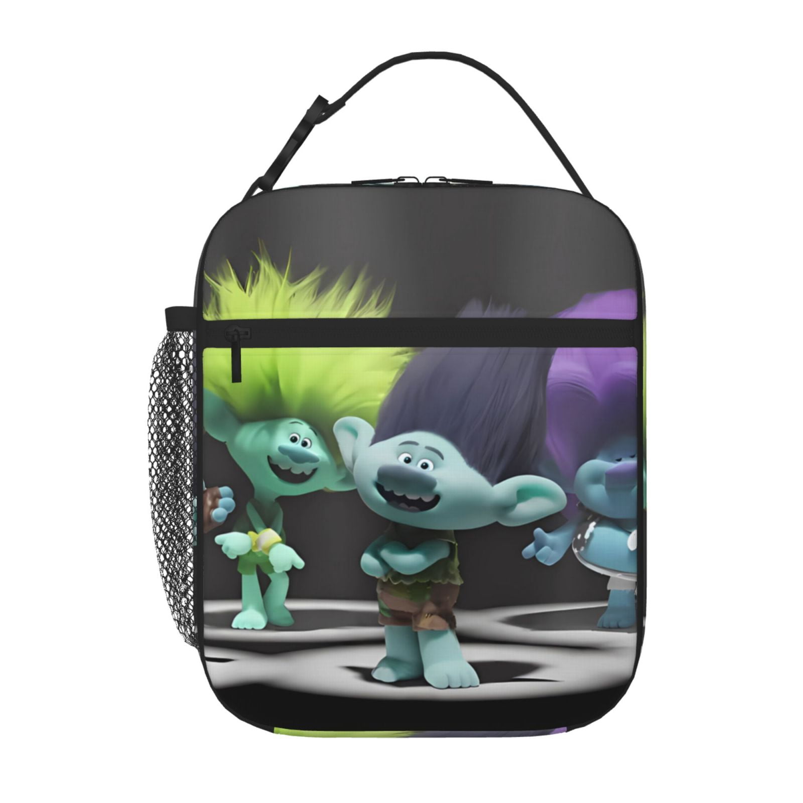 Lsque Trolls Band Together Pattern Insulated Lunch Bag – Lunch Box with ...