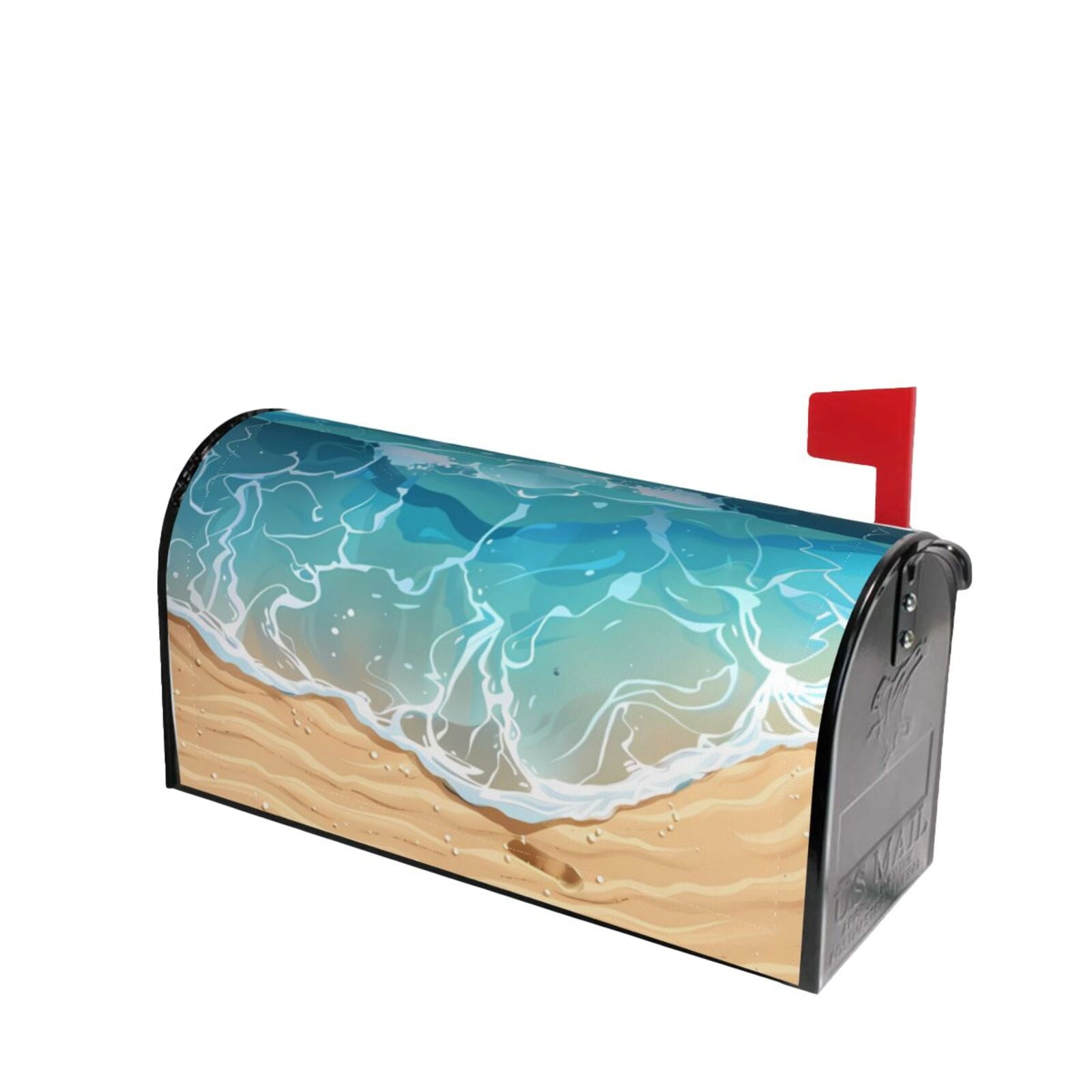 Lsque Tropical Beach With Starfish Mailbox Cover Standard Size ...