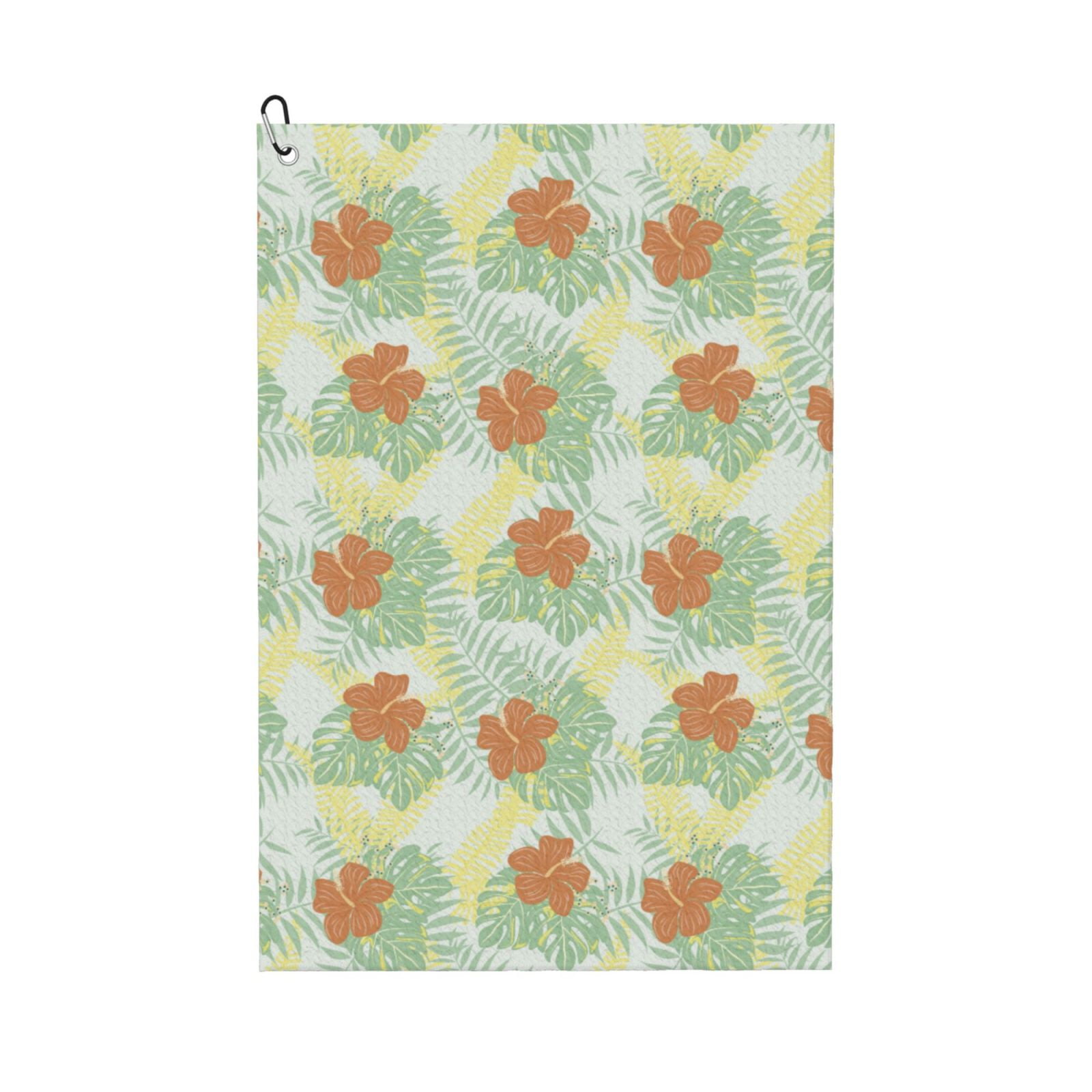 Lsque Tropical Flowers Premium Golf Towel - Ultra Absorbent and Quick ...