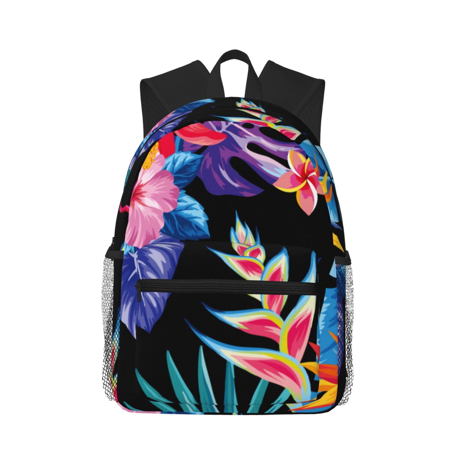 Lsque Tropical Palm Leaves Classic Casual Backpack - Large Capacity ...
