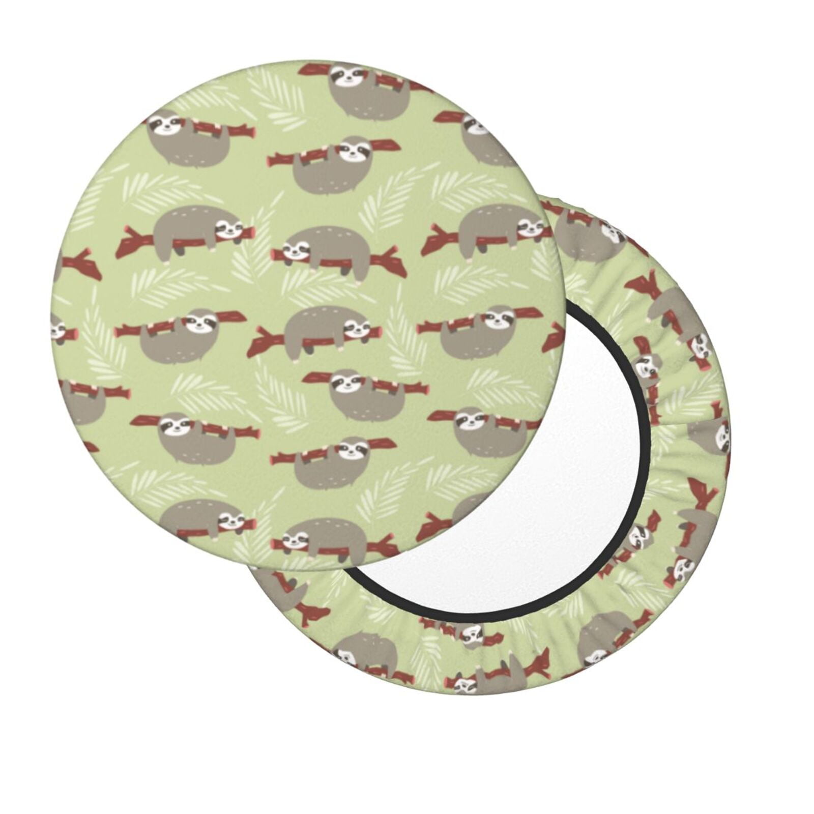 Lsque Twig Sloth Round Bar chair cushion covers Velvet Fabric Premium ...