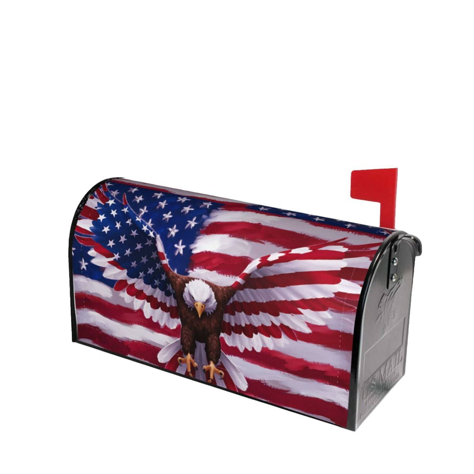 Lsque USA Eagle with Spread Wings Mailbox Cover Standard Size ,Magnetic ...