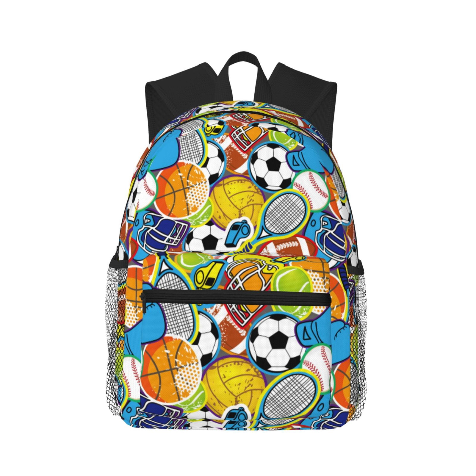 Lsque Various Balls Classic Casual Backpack - Large Capacity Water ...