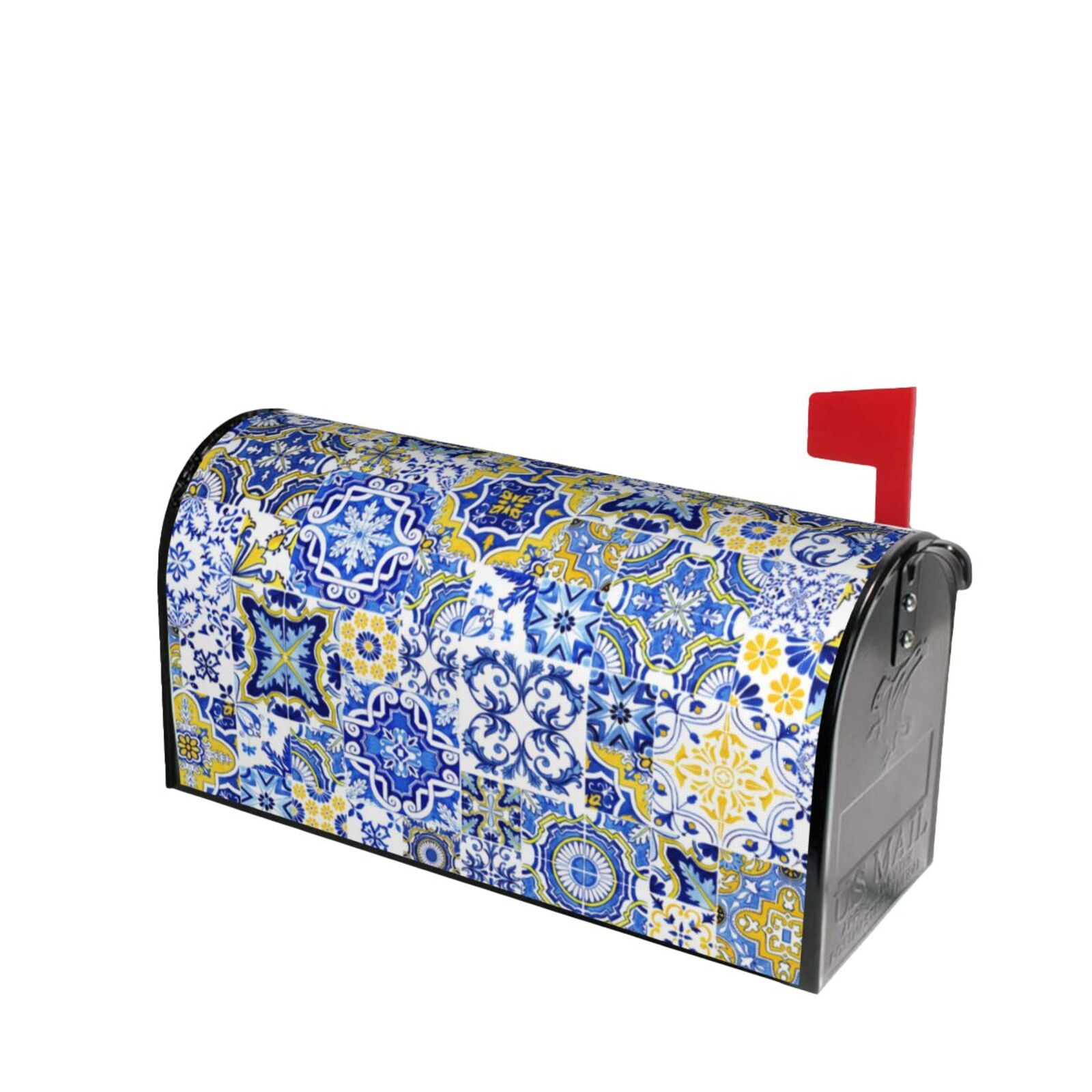 Lsque Watercolor Artwork Mailbox Cover Standard Size ,Magnetic Mailbox ...