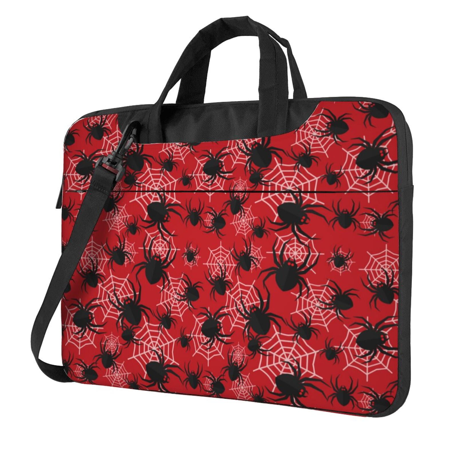 Lsque A Web With A Spider 1 Pattern Laptop Bag – Portable & Slim Single ...