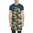 Lsque White Retro Off-Road Vehicle Waterproof Apron Chef Aprons for Men ...