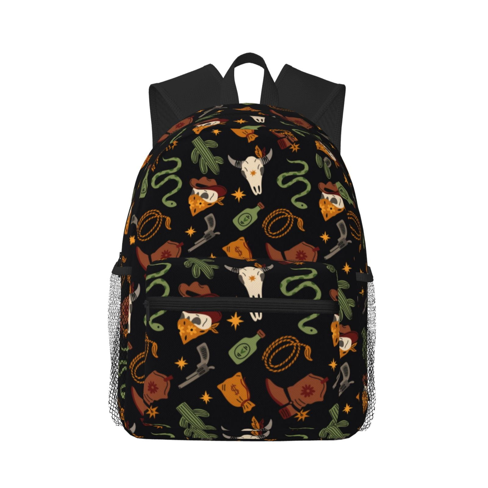 Lsque Wild West Cowboy Classic Casual Backpack - Large Capacity Water ...