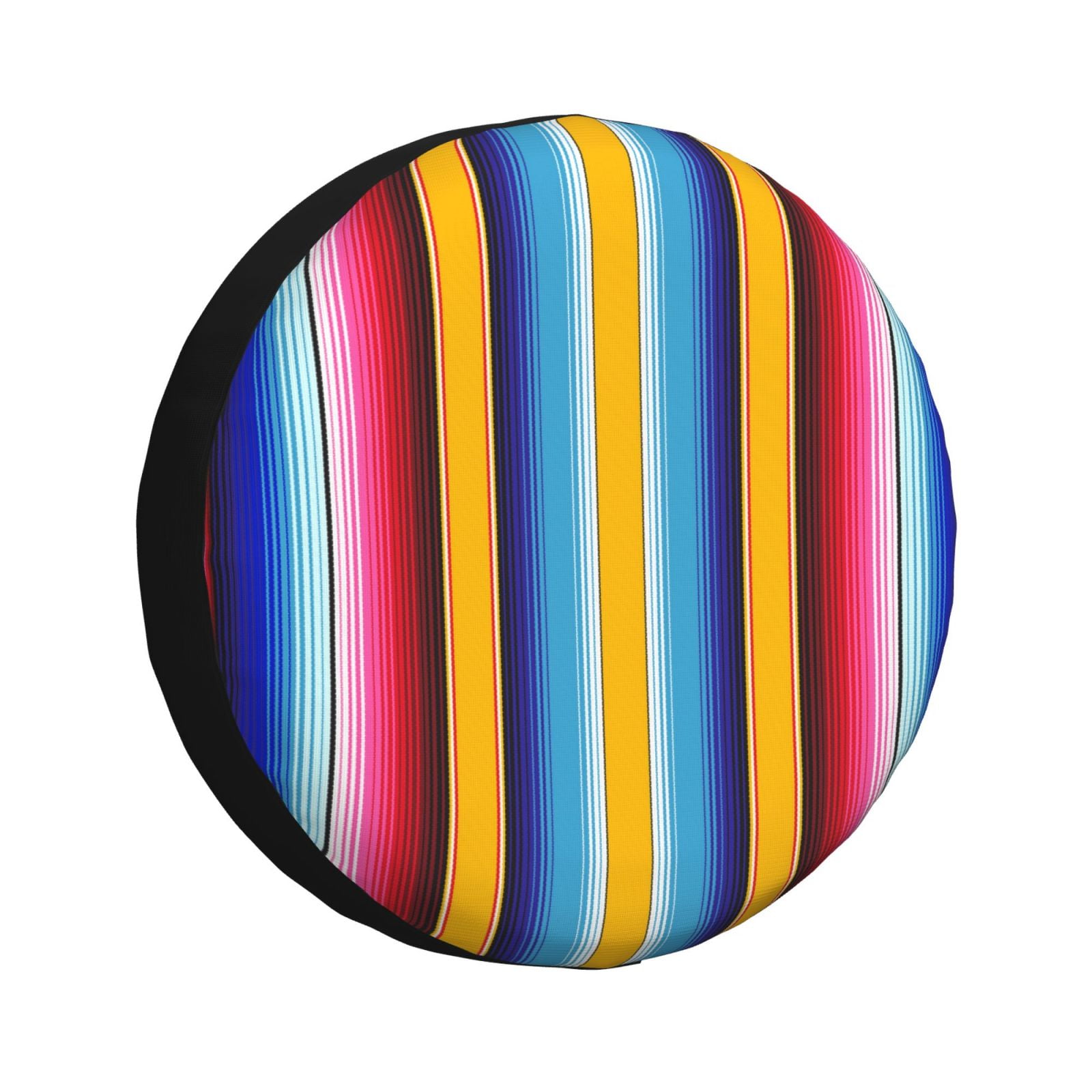 Lsque Yellow Blue Mexican Blanket Stripes Pattern Tire Covers - Tough ...