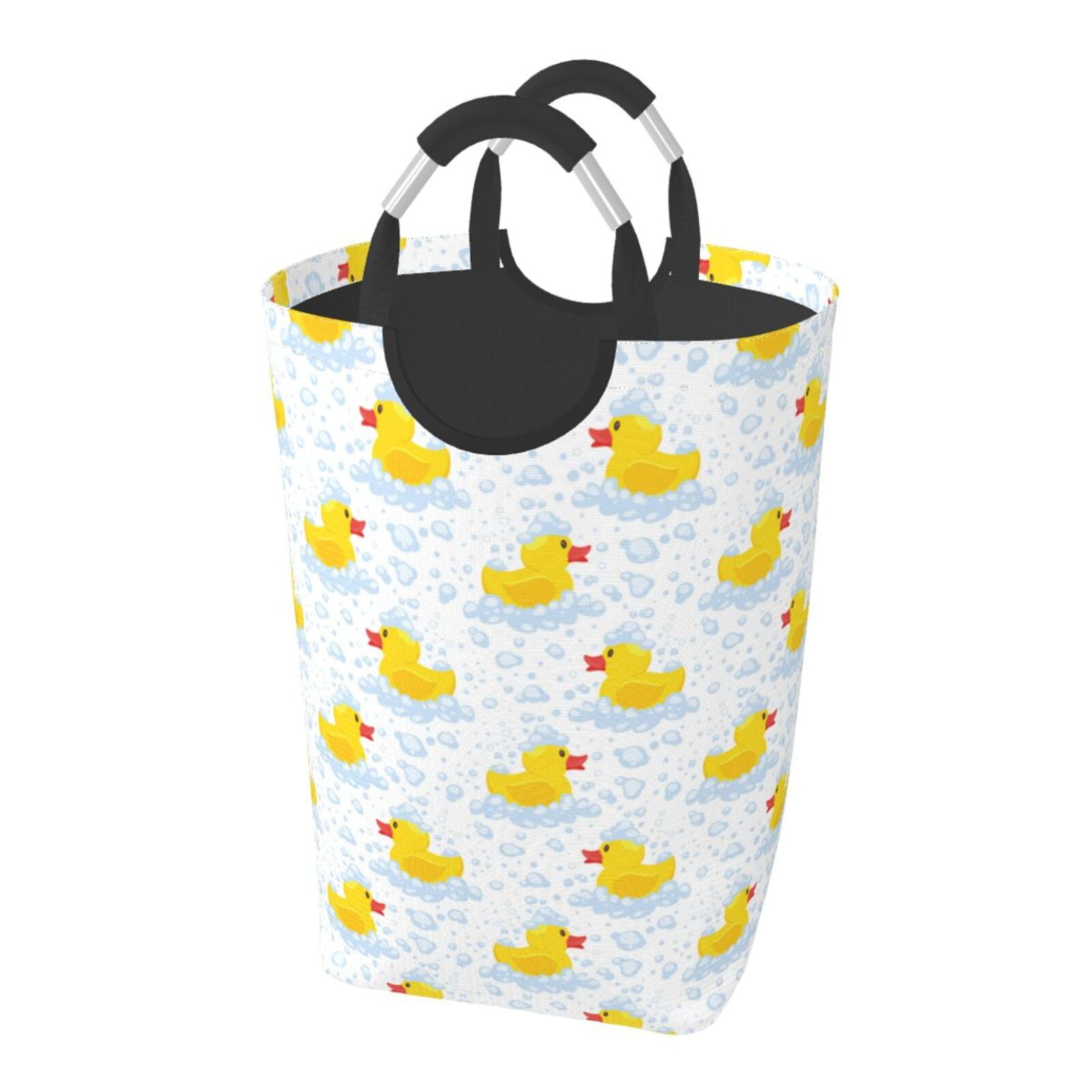 Lsque Yellow Rubber Duck Laundry Basket, Laundry Hamper, Dirty Clothes ...