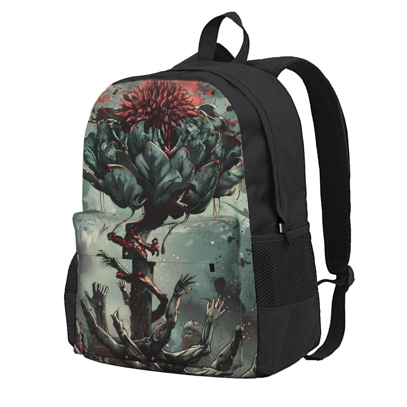 Lsque Zombie Flower Apocalypse Pattern Adult Backpack – Durable ...