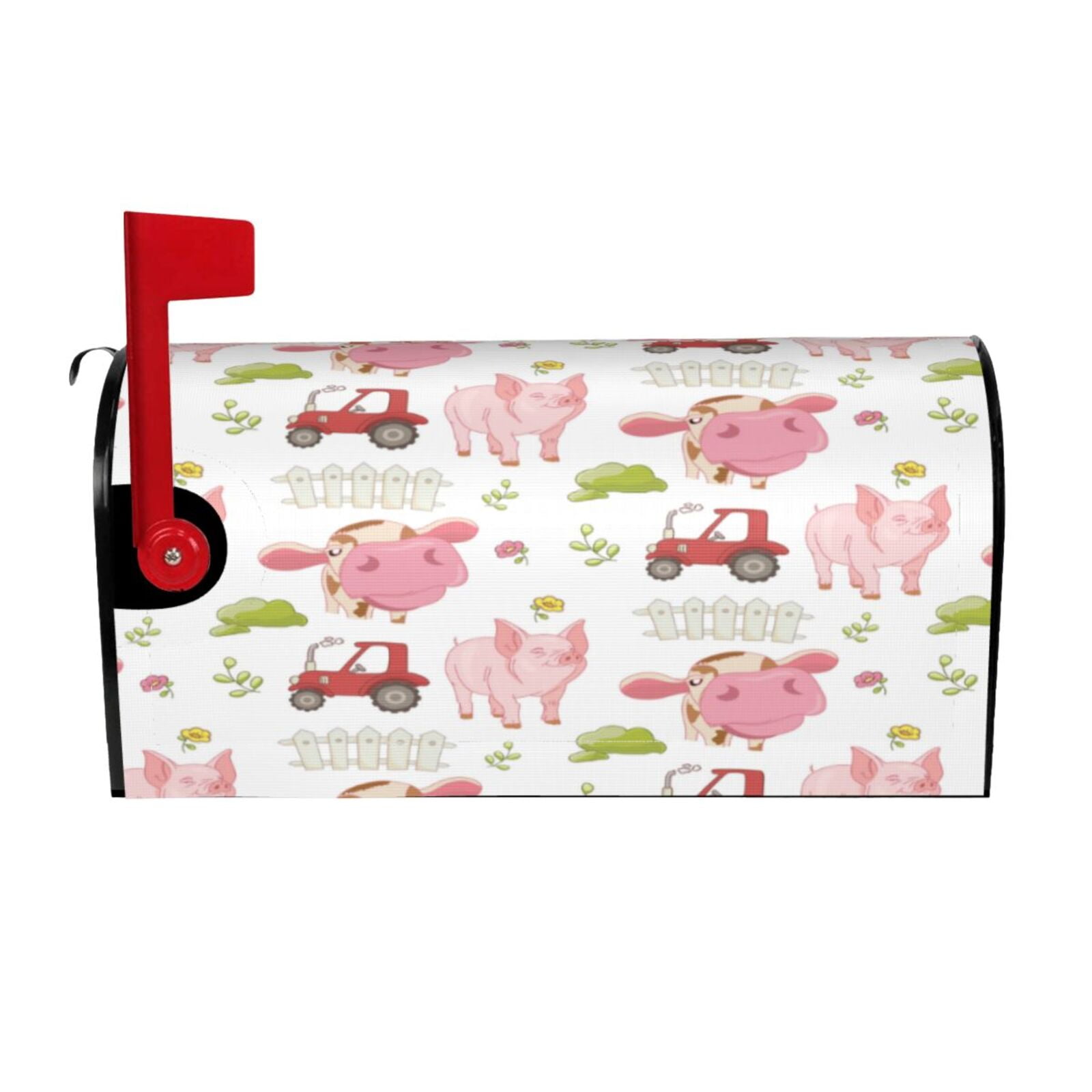 Lsque a cow and a pig Mailbox Cover Standard Size ,Magnetic Mailbox ...