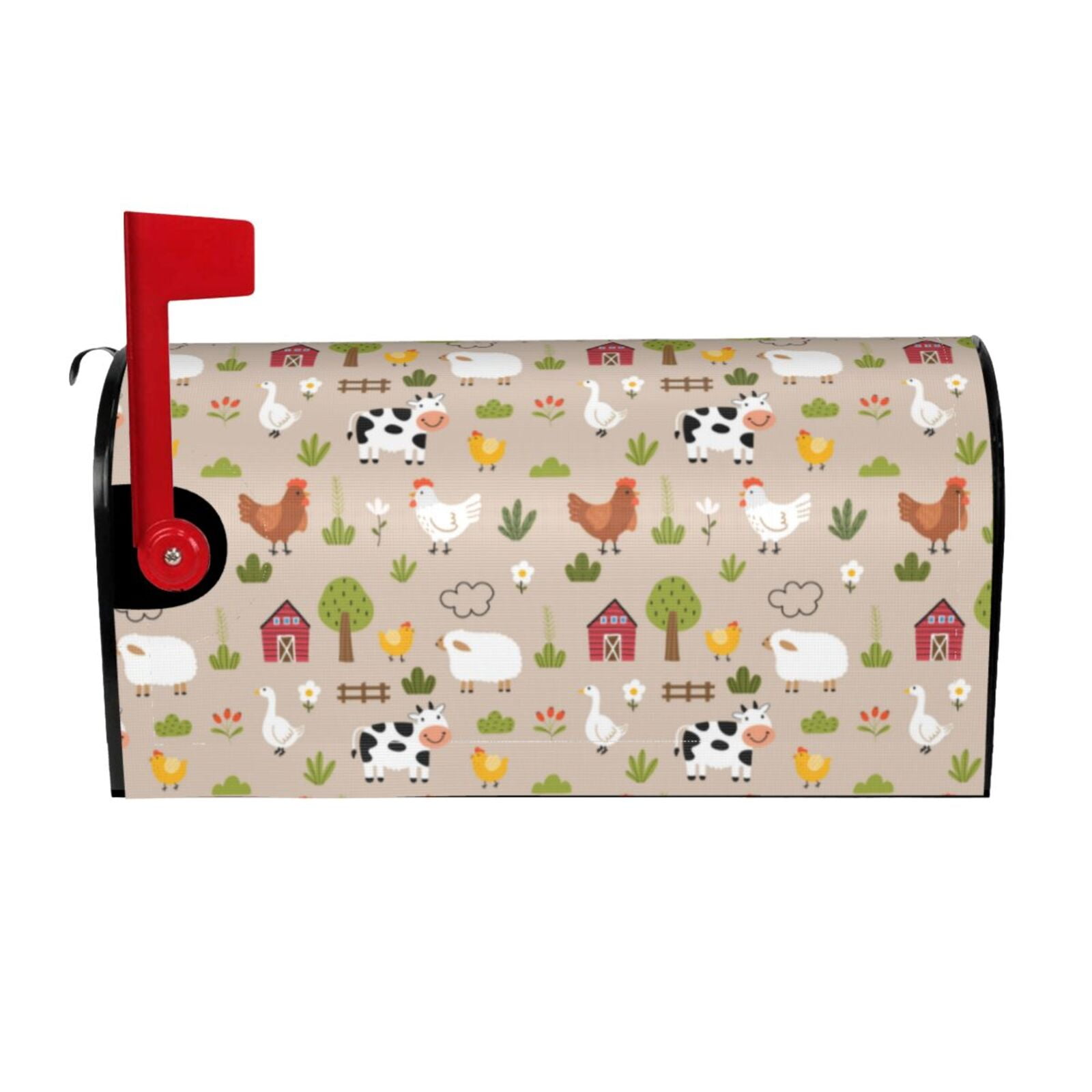 Lsque animals farm Mailbox Cover Standard Size ,Magnetic Mailbox Covers ...