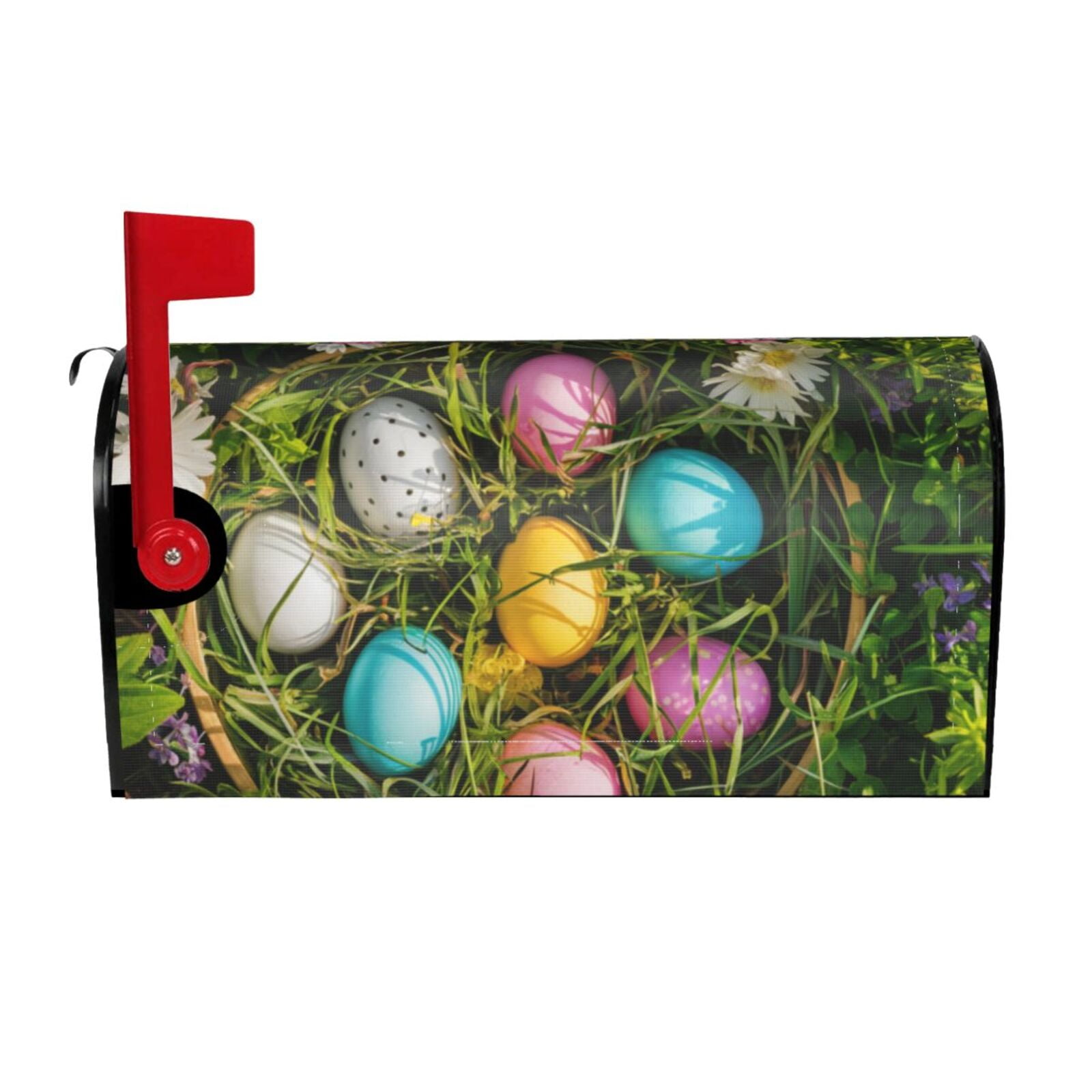 Lsque colorful Easter eggs Mailbox Cover Standard Size ,Magnetic ...
