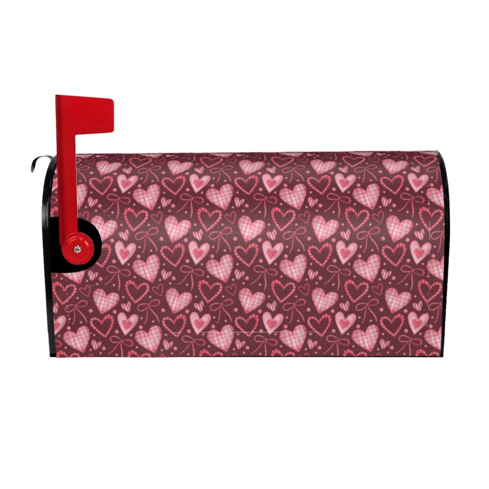 Lsque colorful Heart Mailbox Cover Standard Size ,Magnetic Mailbox ...
