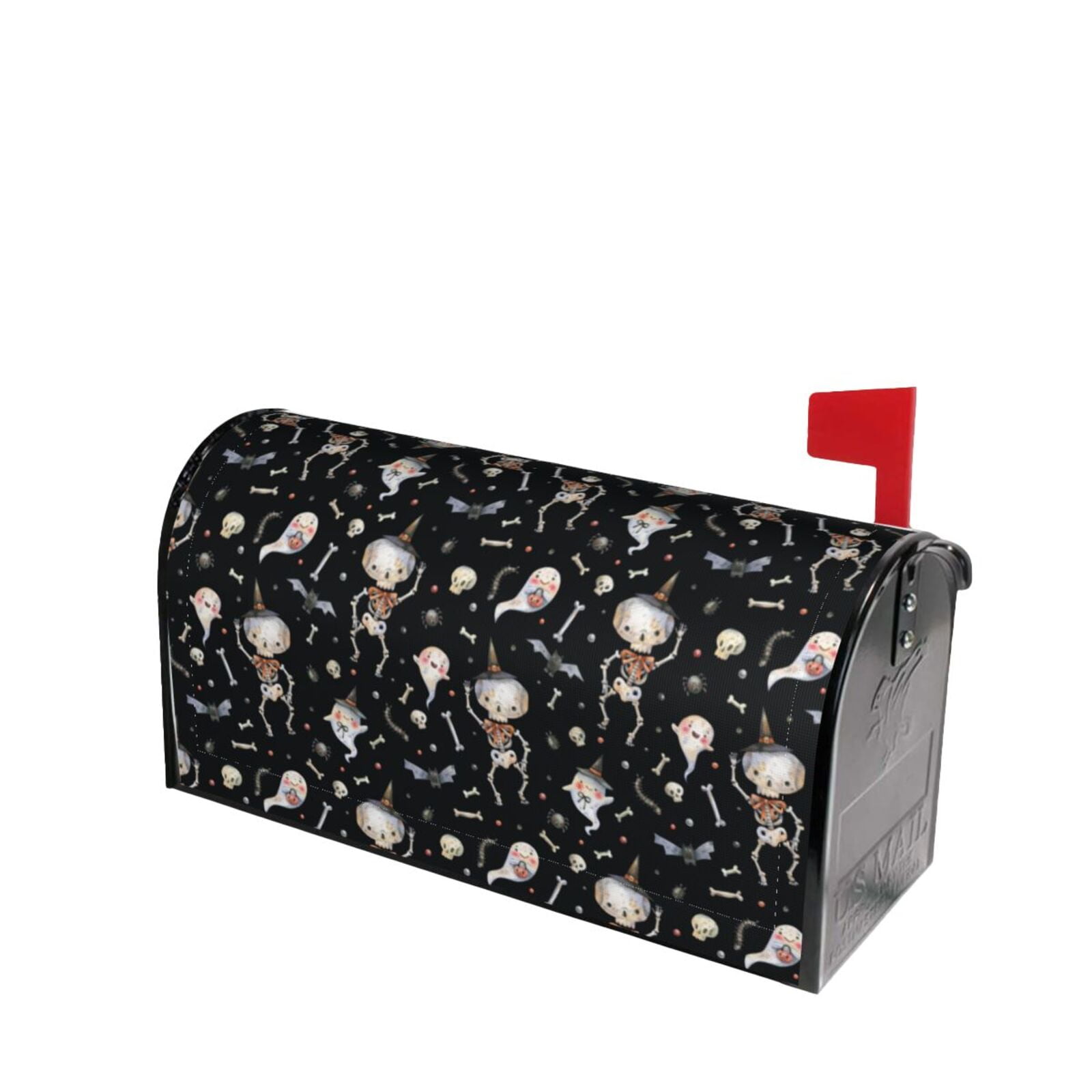 Lsque cute Skull bone Mailbox Cover Standard Size ,Magnetic Mailbox ...