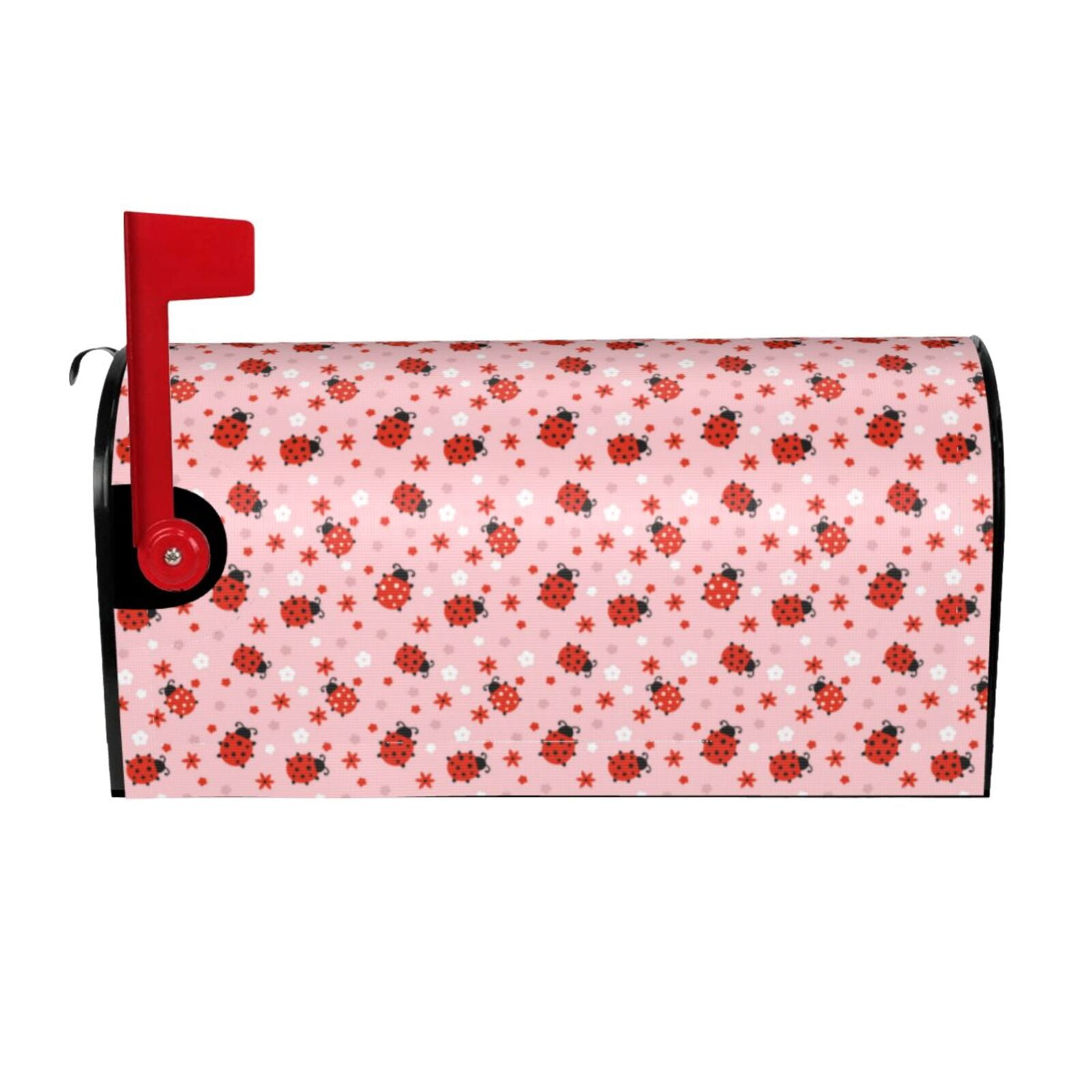 Lsque flowers and ladybugs Mailbox Cover Standard Size ,Magnetic ...