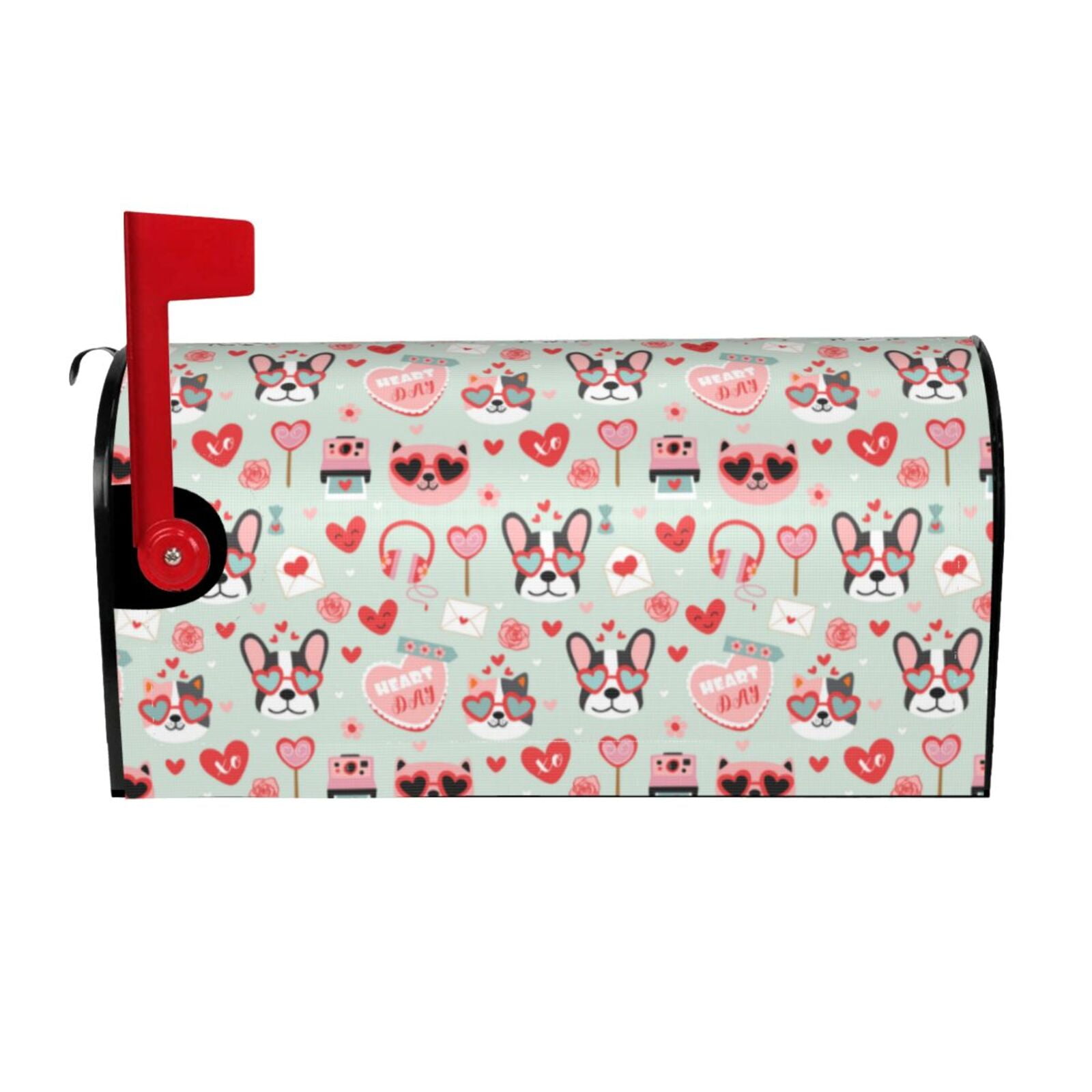 Lsque funny dogs and love Mailbox Cover Standard Size ,Magnetic Mailbox ...